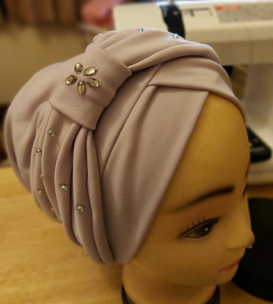 African Auto Gele, Turban Cap for Women, Instant Headwear, Alopecia Cap ...