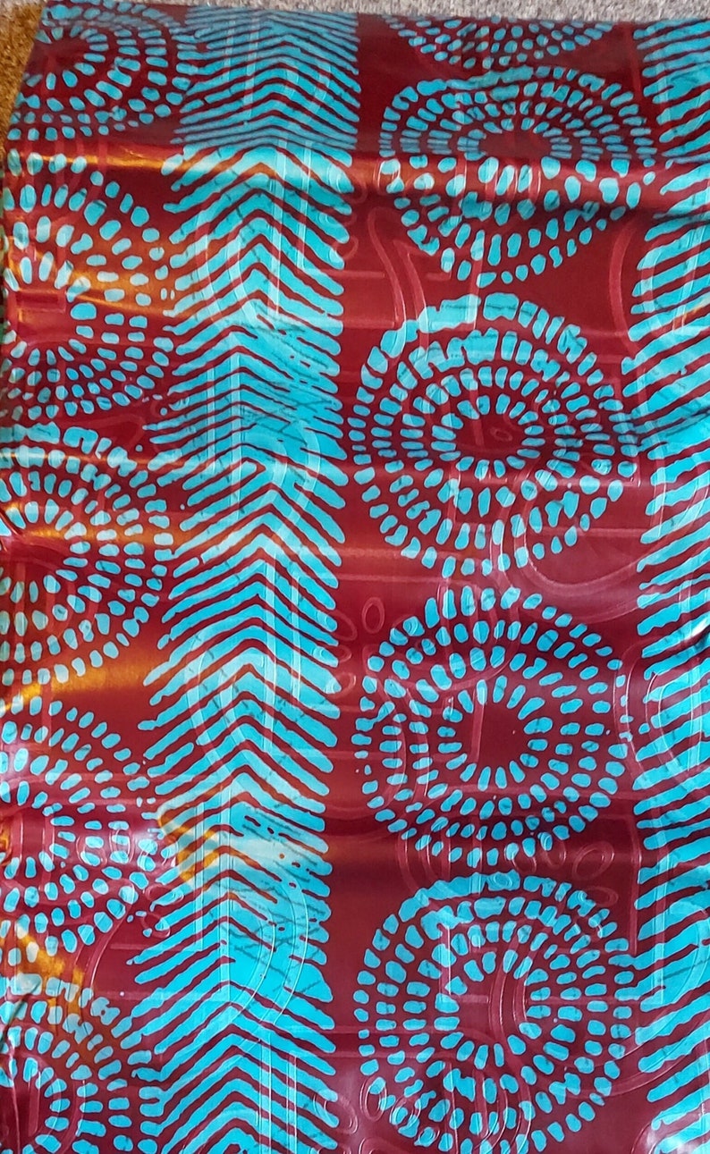 Handmade Kampala Brocade Fabric, Adire Tie-dye Batik Cotton, 5 Yards - Etsy