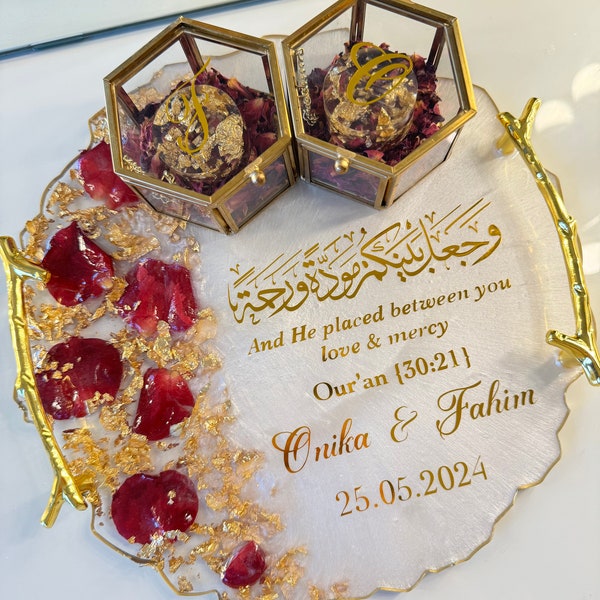 Wedding Ring Plate - Etsy