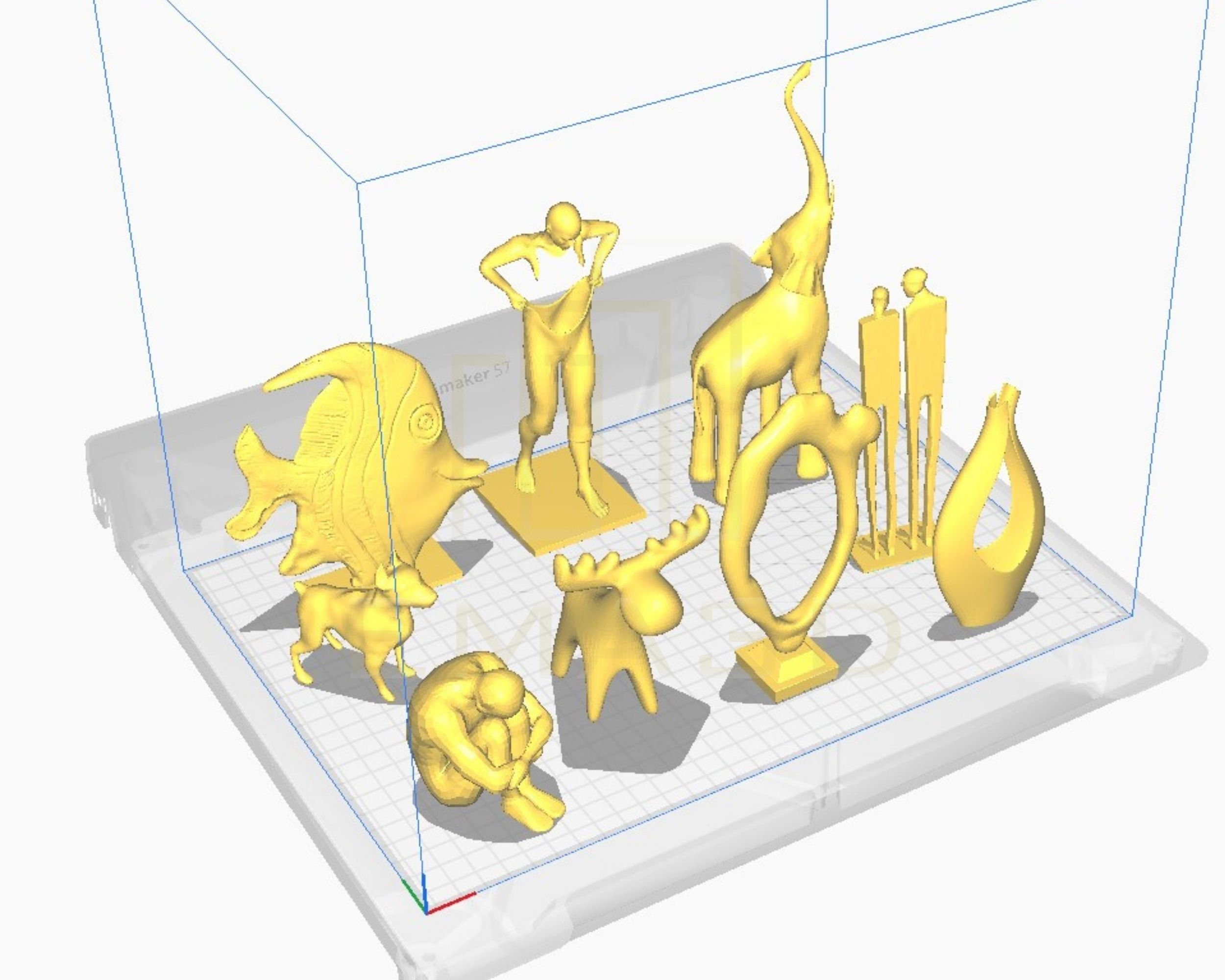 Stl Files-pack for Decoration-art, 22 Items Printable Models, 3D ...