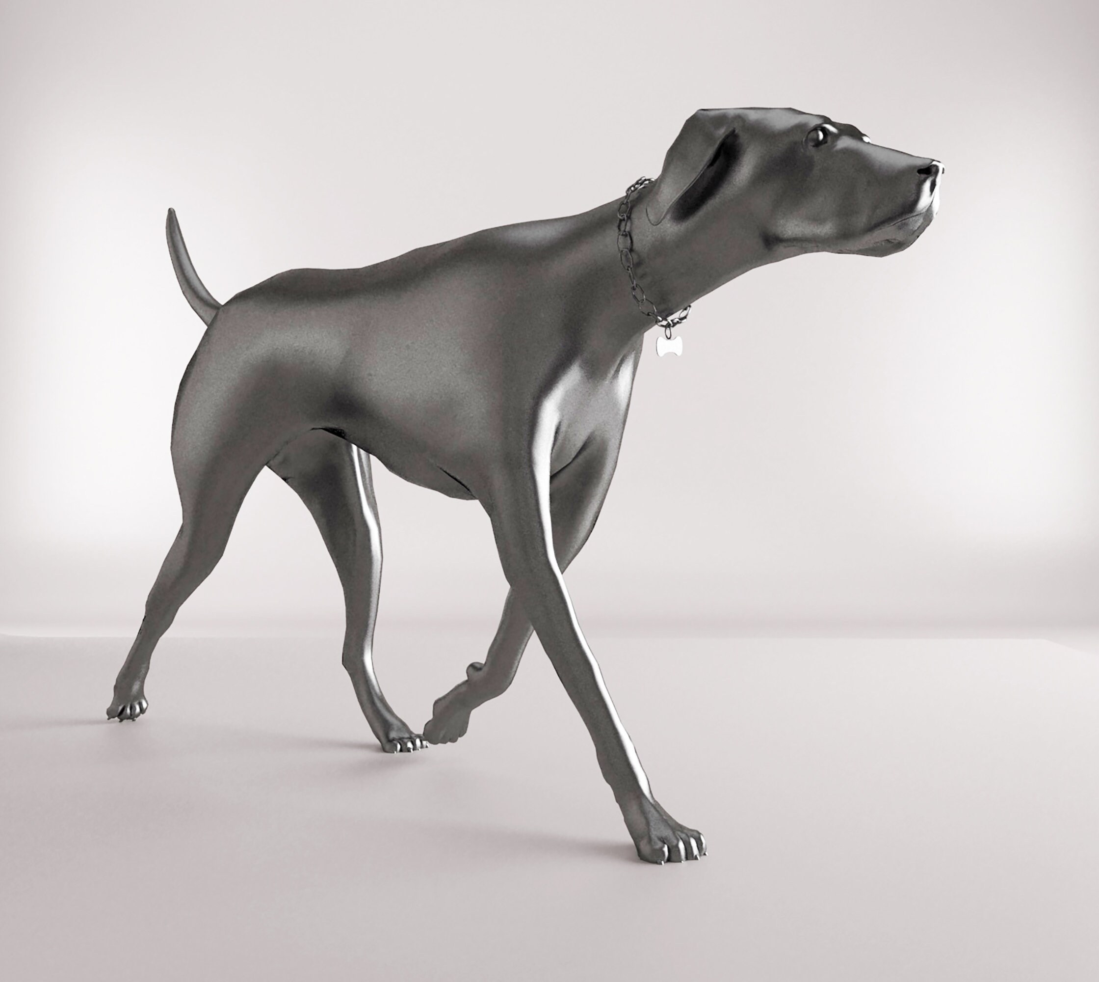 3d Dog STL Greyhound Print Animal 3D STL File 3D Print Model 3 in 1 - Etsy