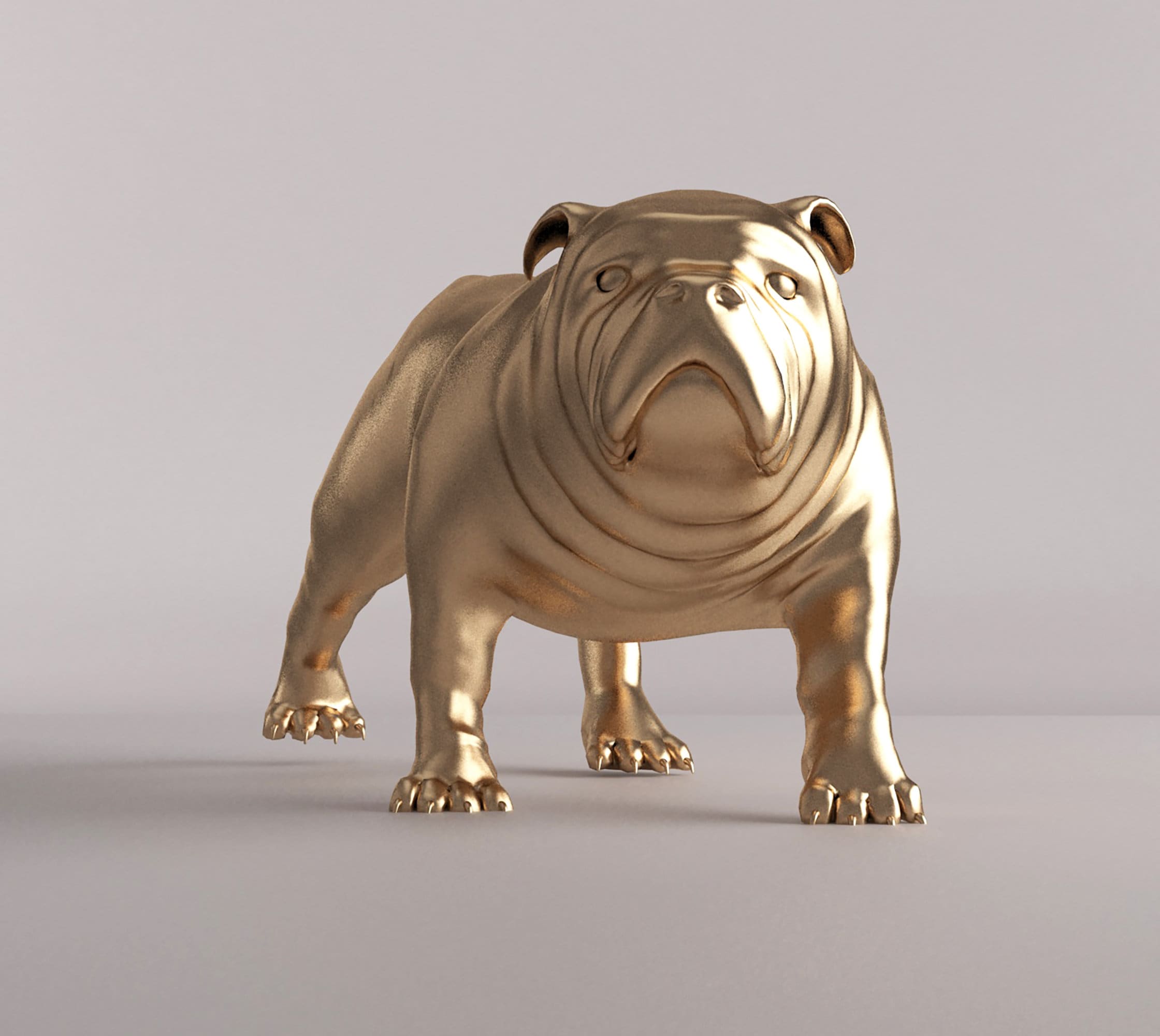 3d Dog STL | American Bully| Print Animal 3D | STL File 3D Print Model ...