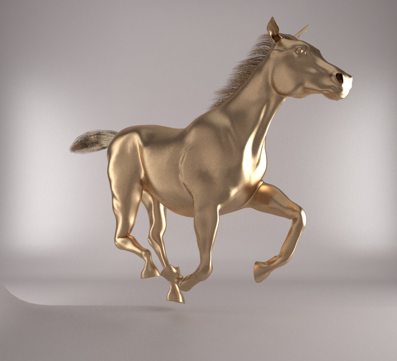3d Horse STL Horse Print Animal 3D STL File 3D Print Model - Etsy
