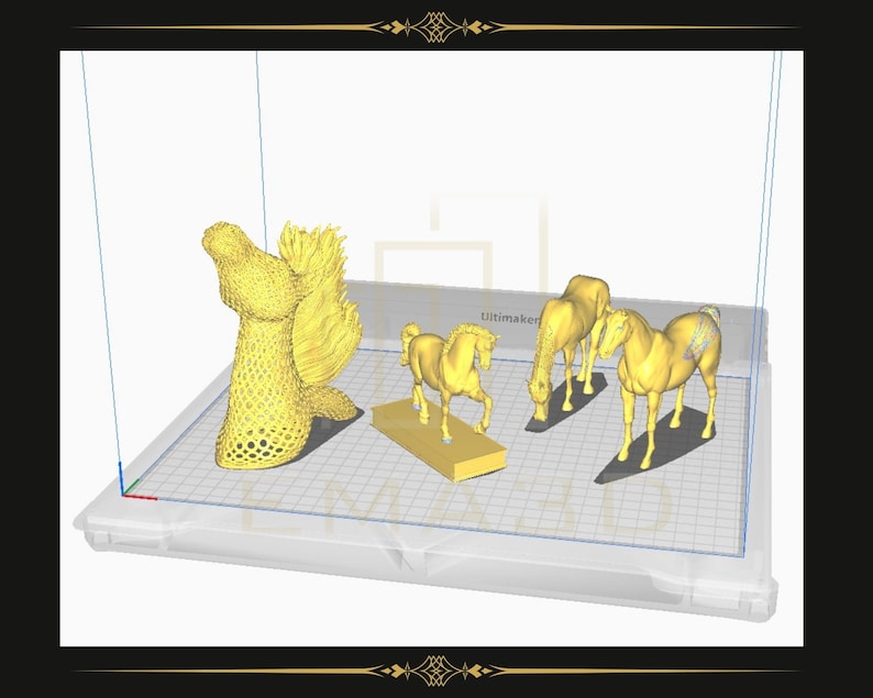 3d Horse STL 30 Horses Pack 3d Model Print Animal 3D STL Files 3D Print ...