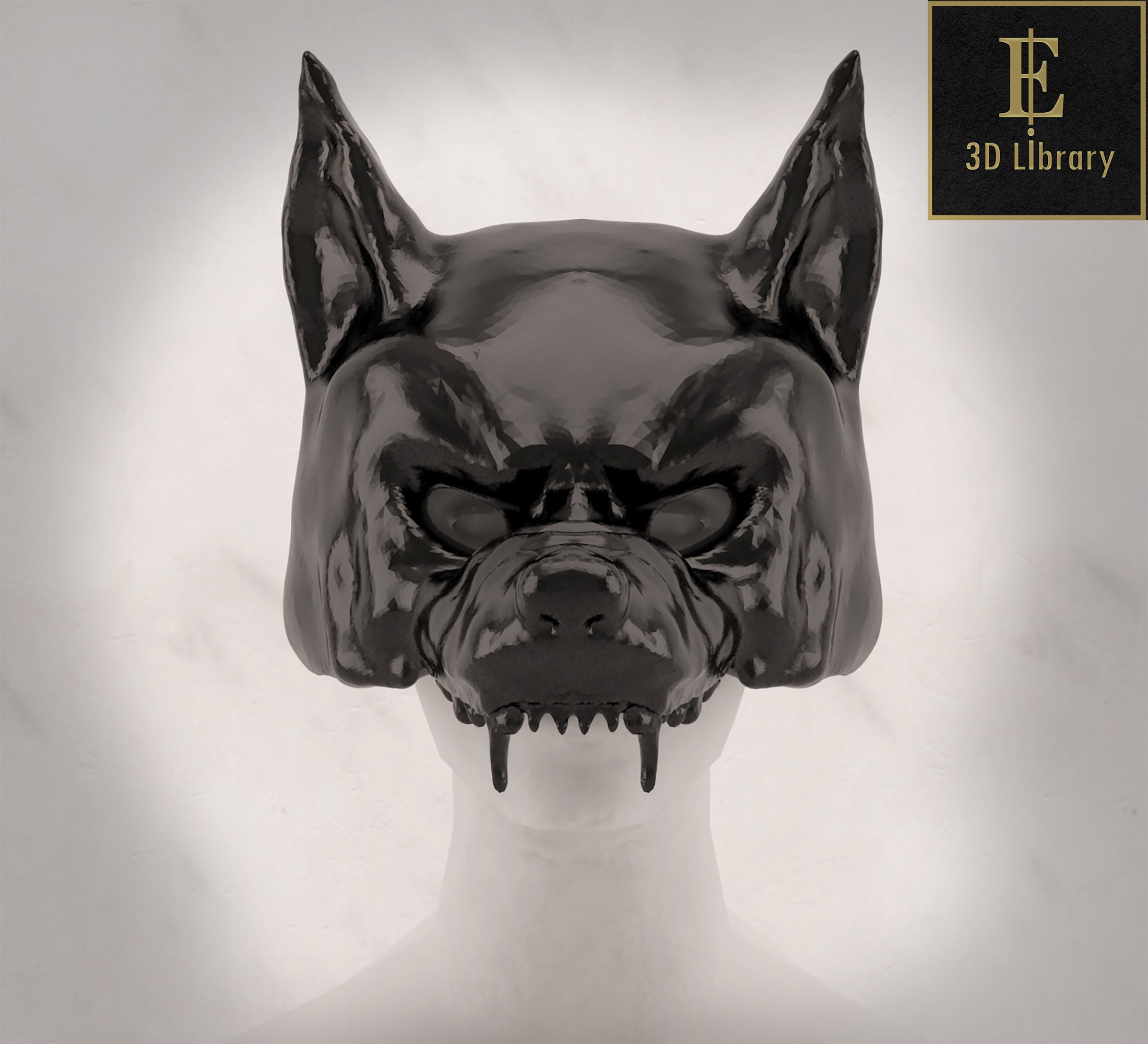 Wolf Mask 3D | Wolf Cosplay Mask | Print Animal Mask | STL File 3D ...