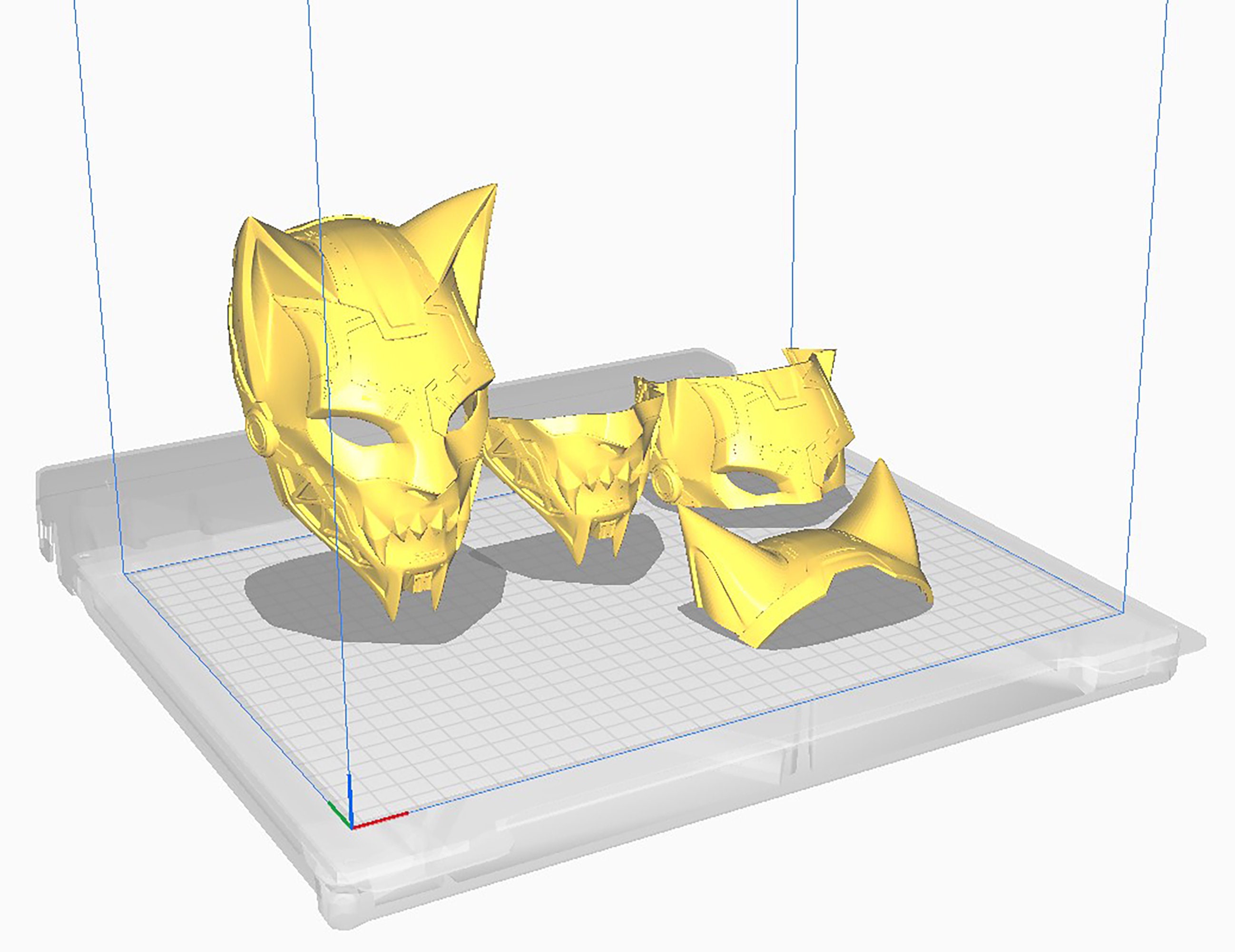 100 Cosplay Masks for 3D Printing 3D STL Files Masks Pack STL Pack ...