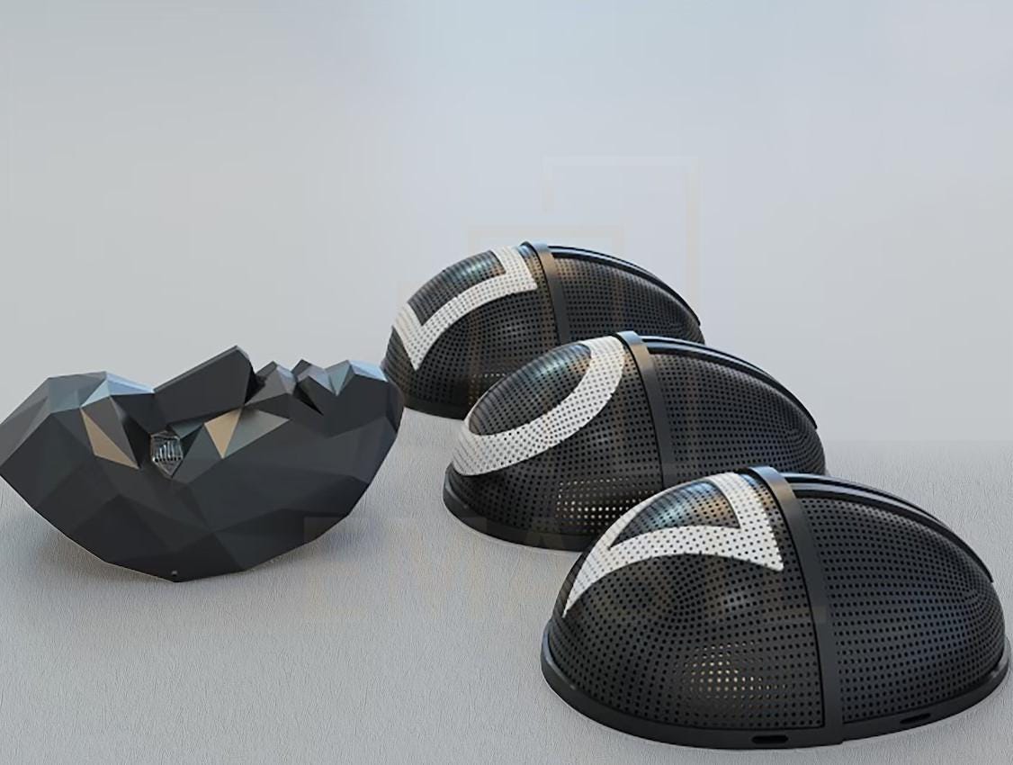 Squid Game 3d Mask - STL File 3D Print Model- the Complete Set of Masks ...