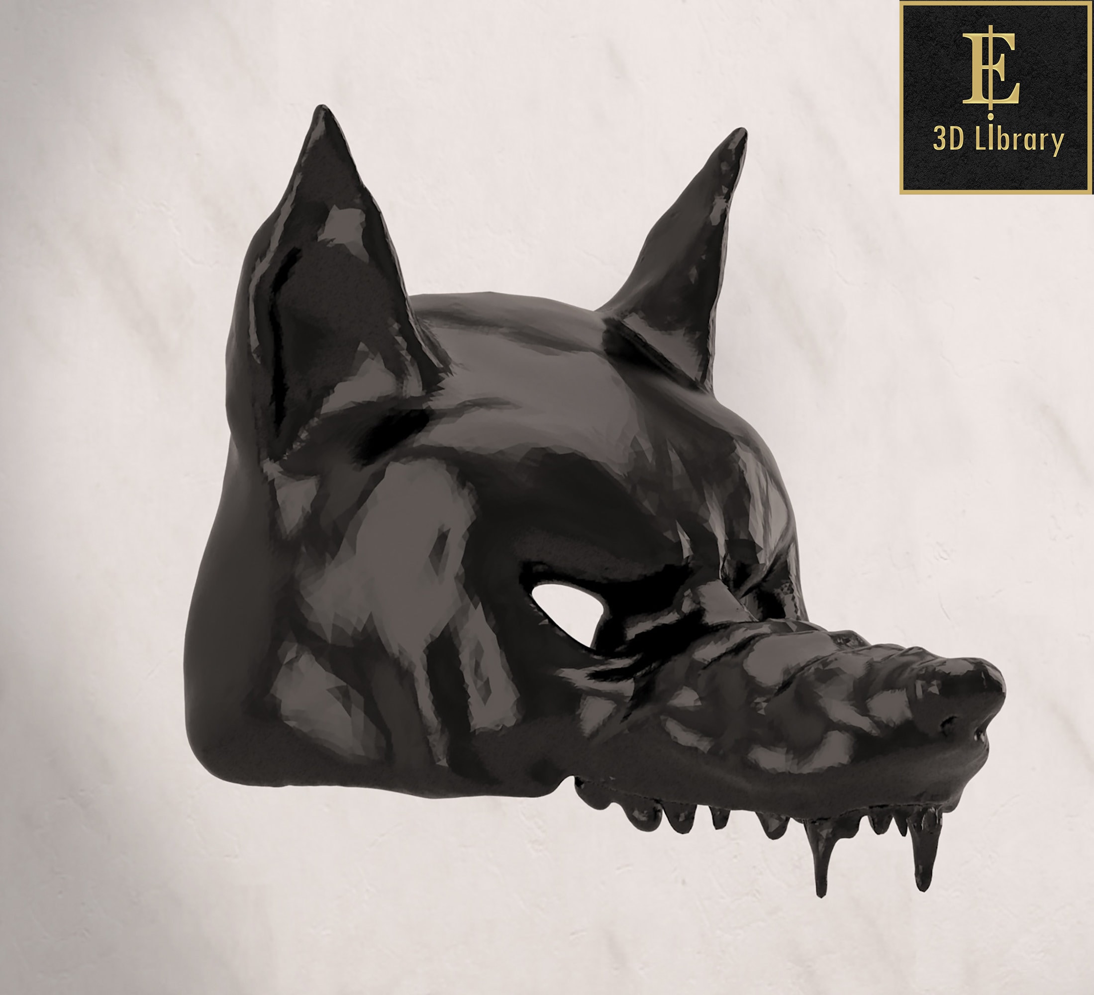 Wolf Mask 3D | Wolf Cosplay Mask | Print Animal Mask | STL File 3D ...
