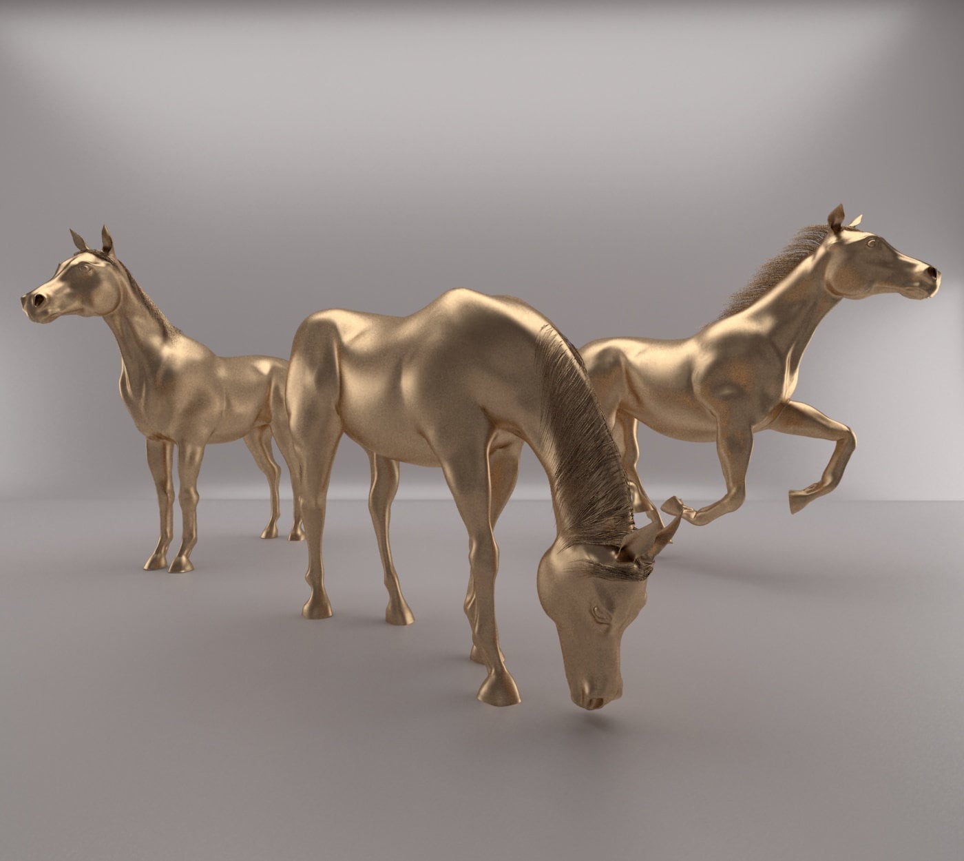 3d Horse STL Horse | Print Animal 3D | STL File 3D Print Model | 3 in 1 ...