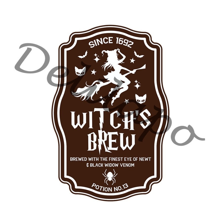 Printable Witches Brew Label - prntbl.concejomunicipaldechinu.gov.co