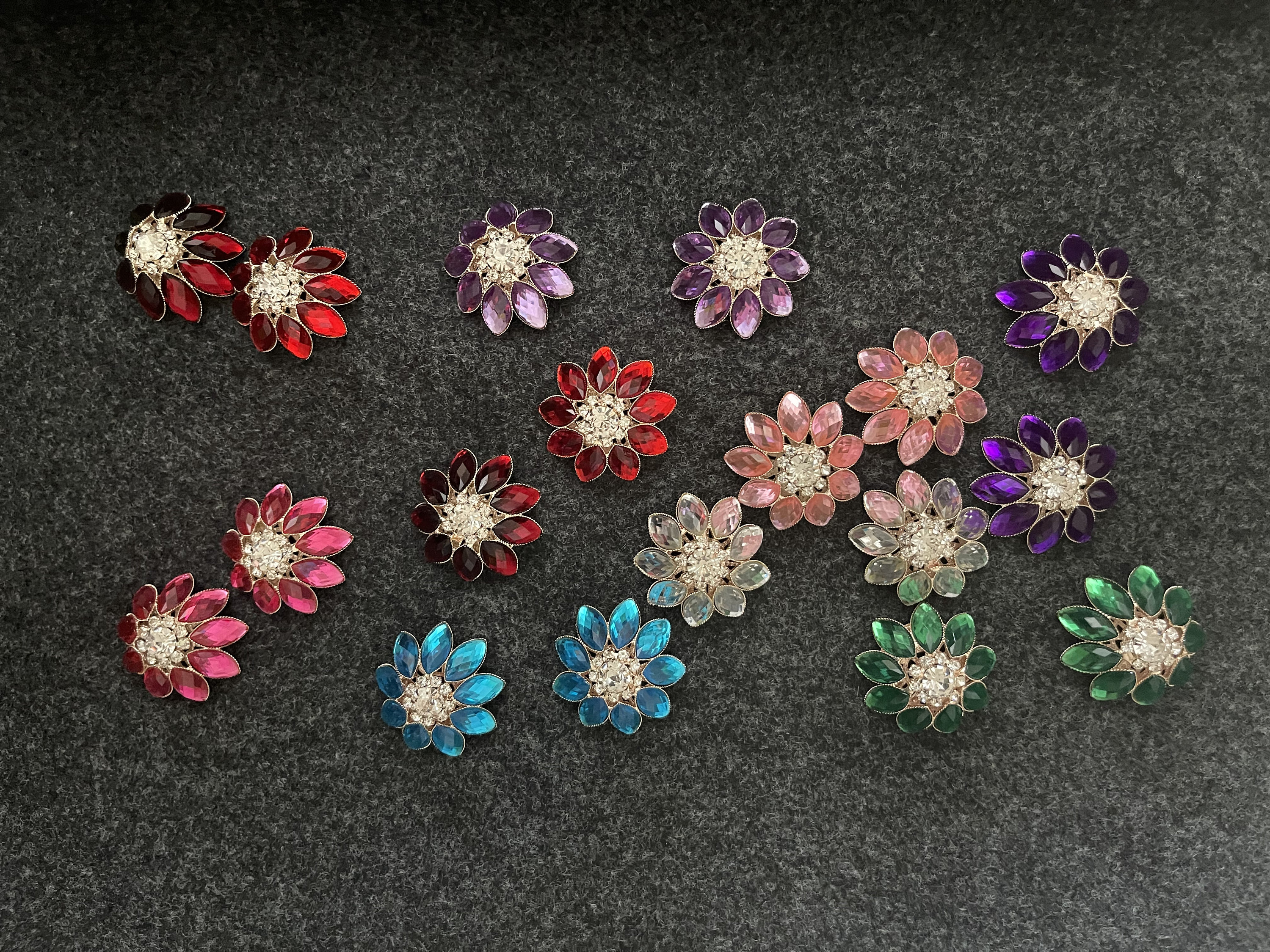 Gem Floral Buttons, Decoration Buttons, Wedding, Special Occasion ...