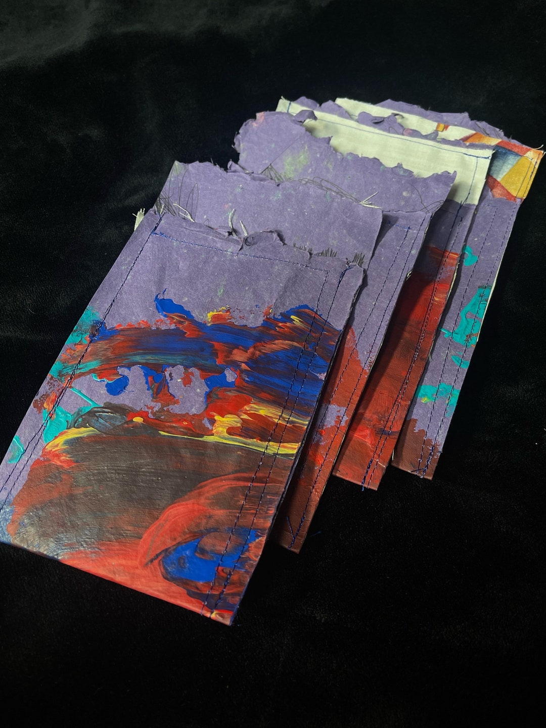 Purple Paper Packaging 5 X 7 11/16 Gift Boxes, Recycled Paper Gift ...