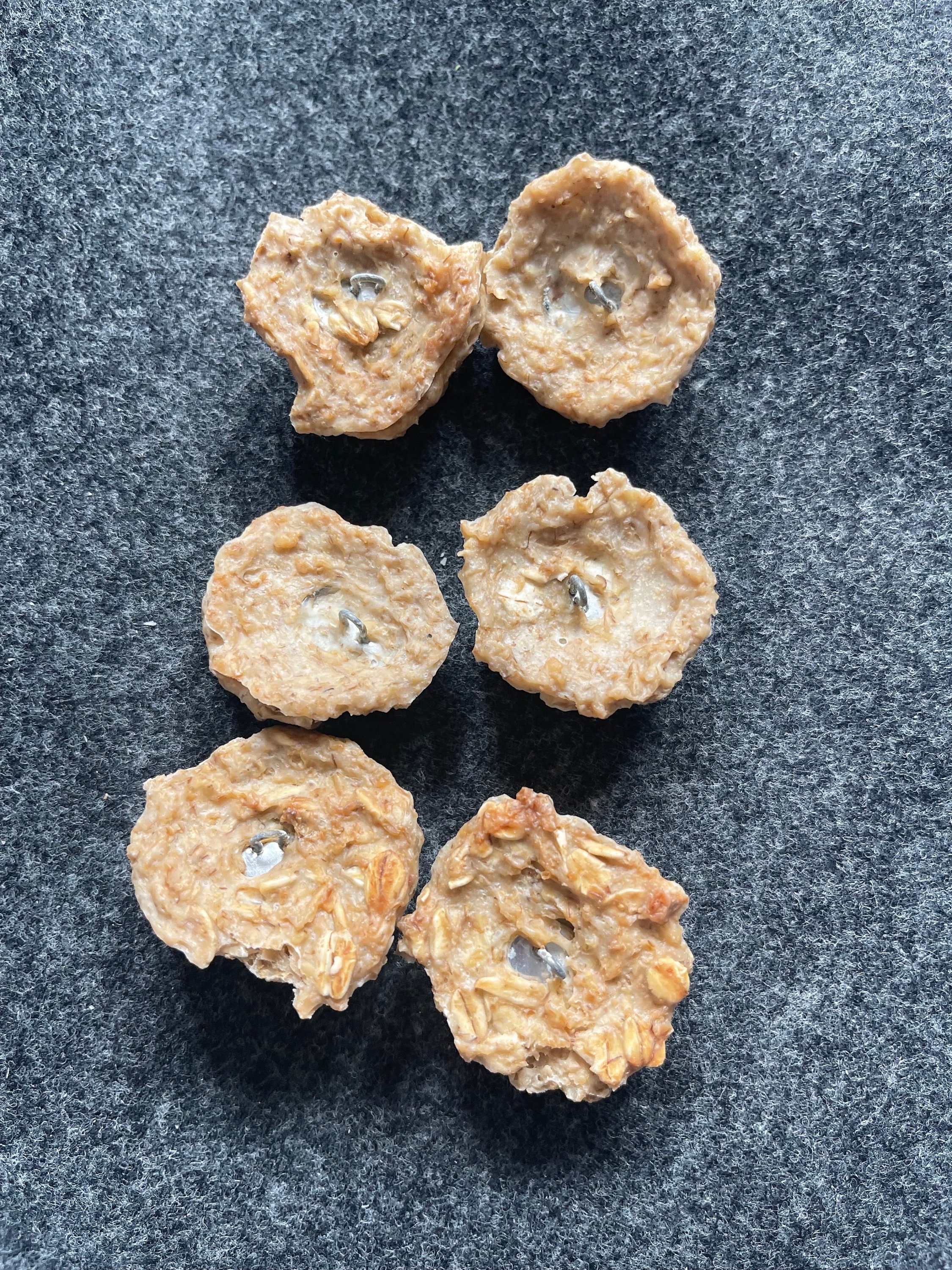 Salted Oatmeal Buttons, Unusual, Clown Button, Large Mens Button ...