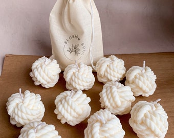 Rope Knot Candle - Etsy