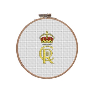 King Charles III Coronation Cross Stitch Pattern - Etsy