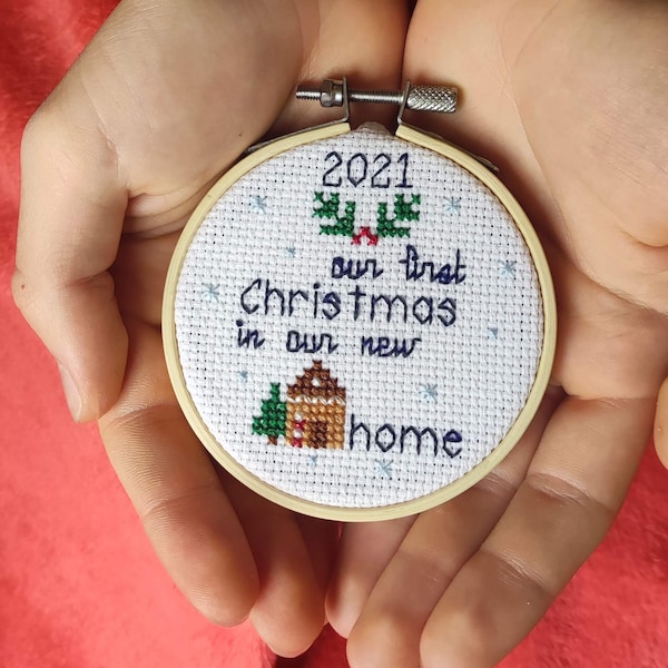 Cross Stitch Ornament - Etsy