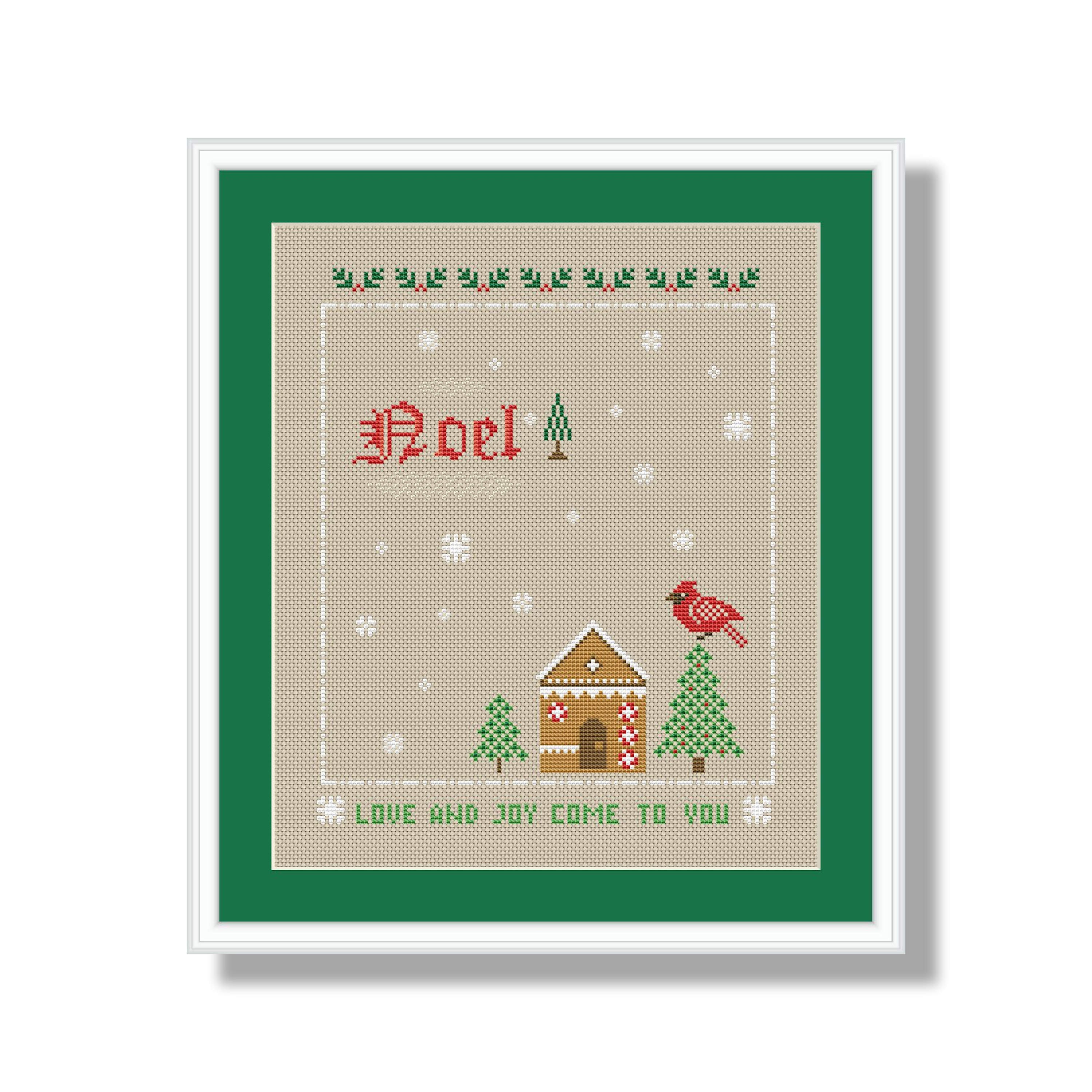 Christmas Sampler Cross Stitch Pattern Noel Cross Stitch - Etsy