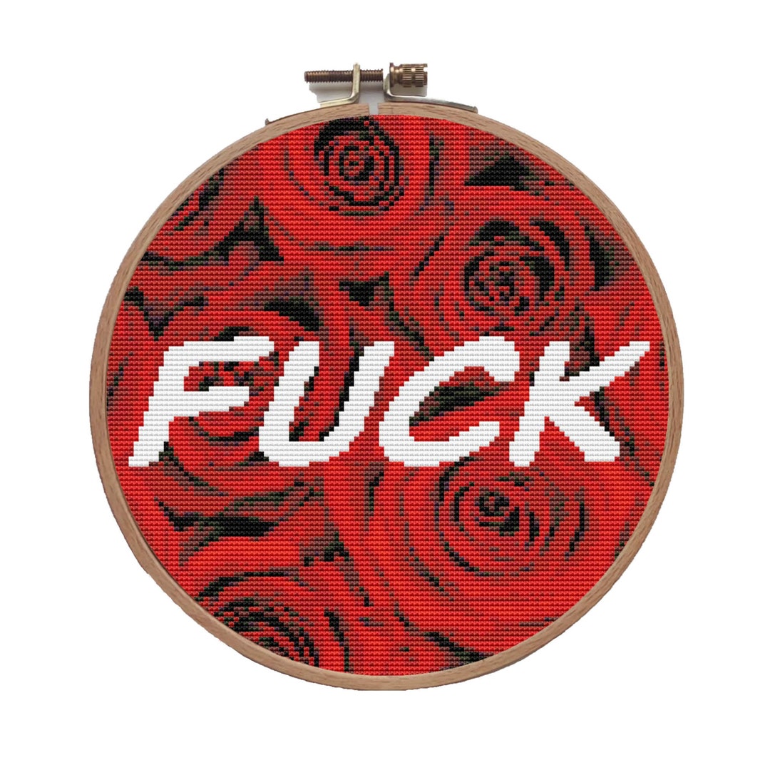 Fuck Cross Stitch Pattern Quote Subversive Cross Stitch Etsy
