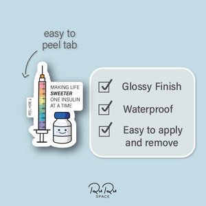 Cute Insulin Sticker / Making Life Sweeter One Insulin at a Time ...
