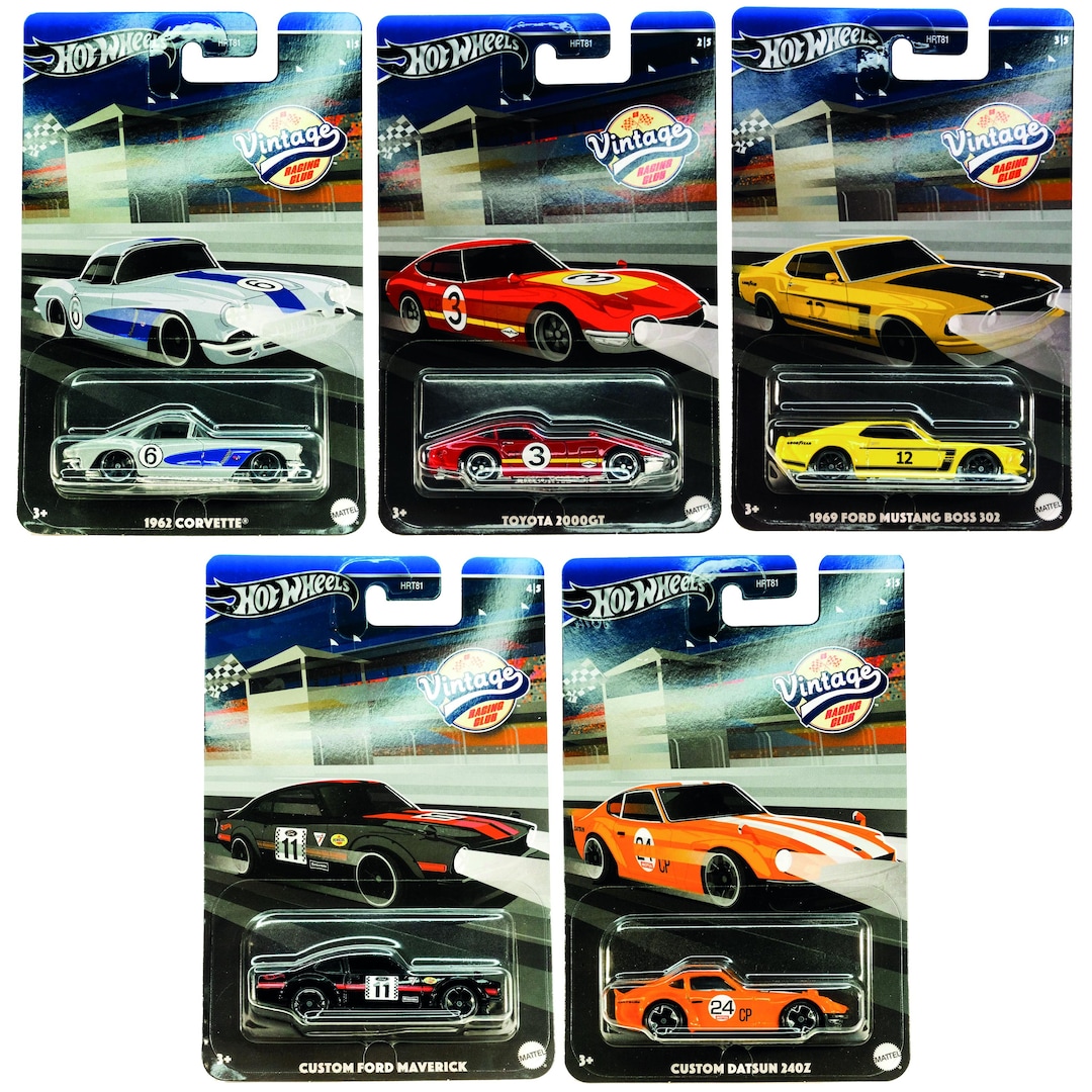 Série Hot Wheels Vintage Racing Club (2024) - Mistura 2 - Etsy