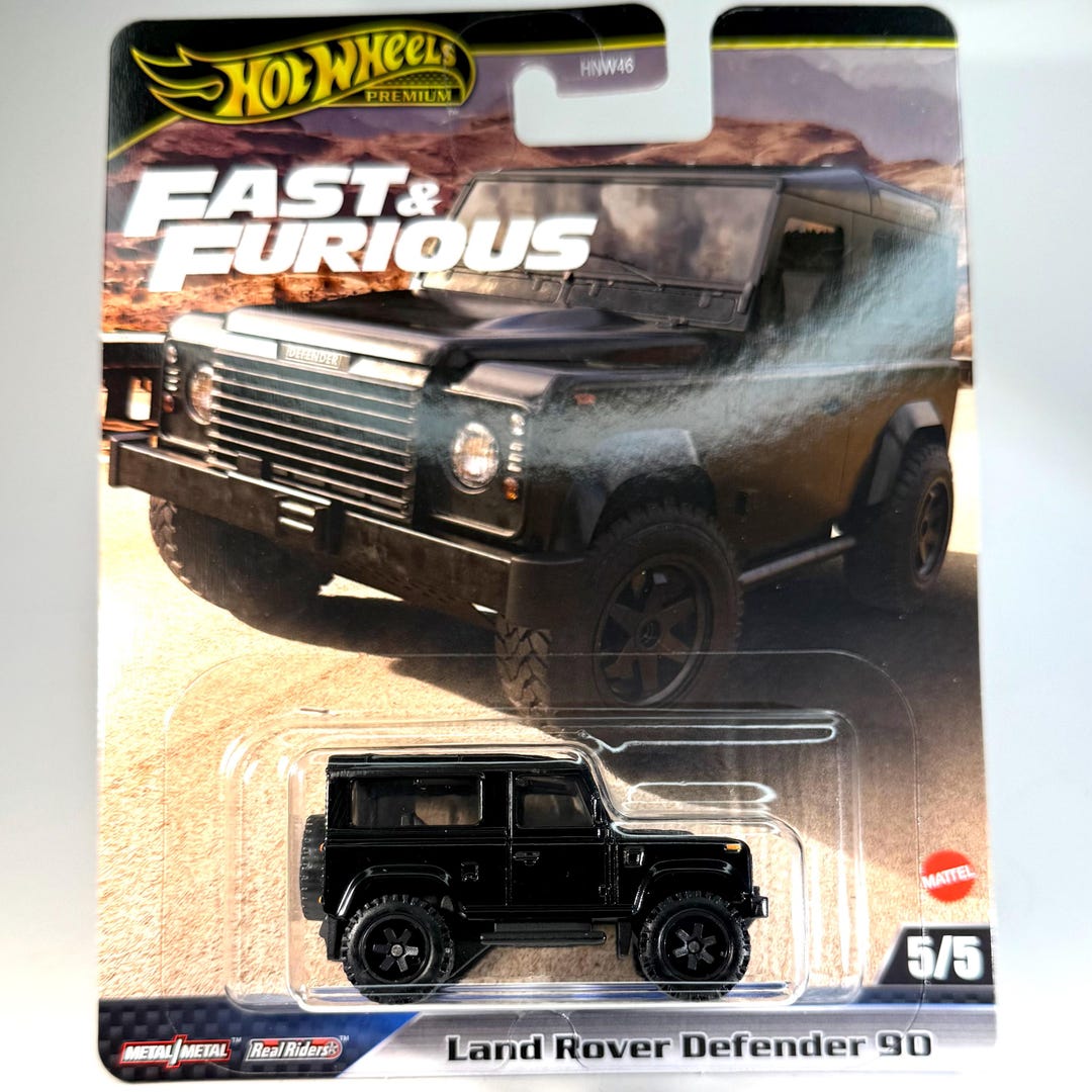 Hot Wheels Premium Land Rover Defender 90 - Fast & Furious - Etsy