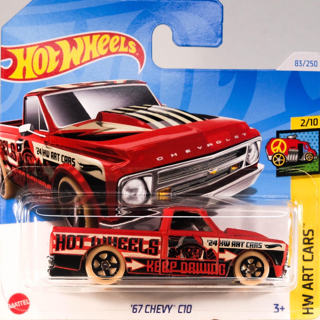 Hot Wheels '67 Chevy C10 - HW ART CARS - Etsy