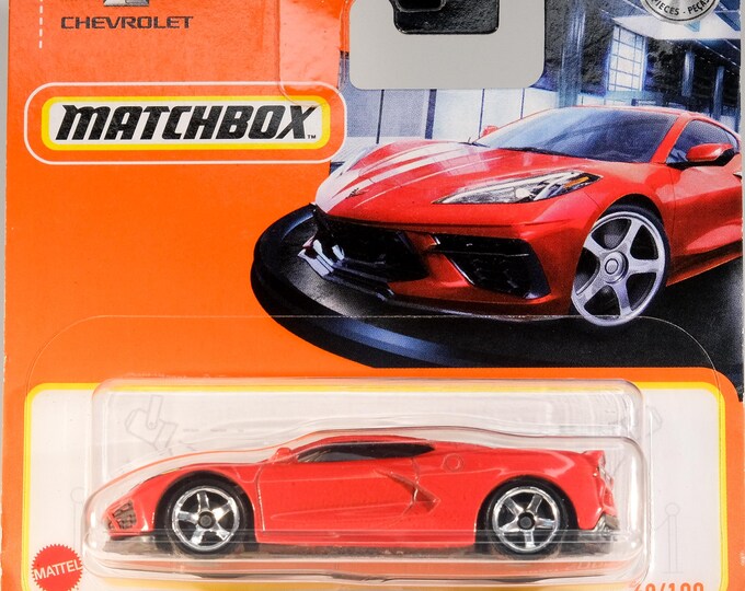 Matchbox 2020 Corvette C8 - Red - Etsy