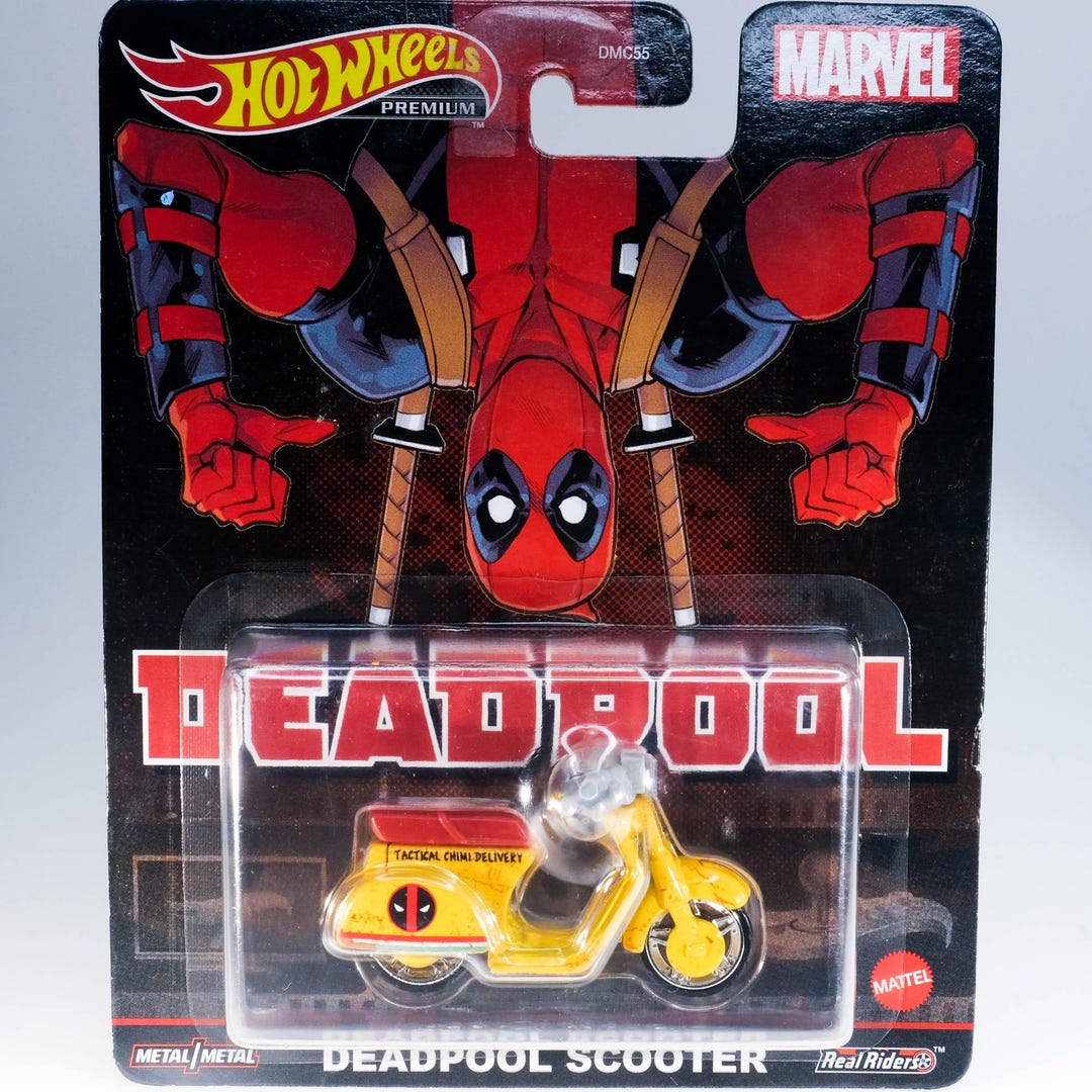 Hot Wheels Premium Deadpool Scooter - Marvel Collectible - Etsy