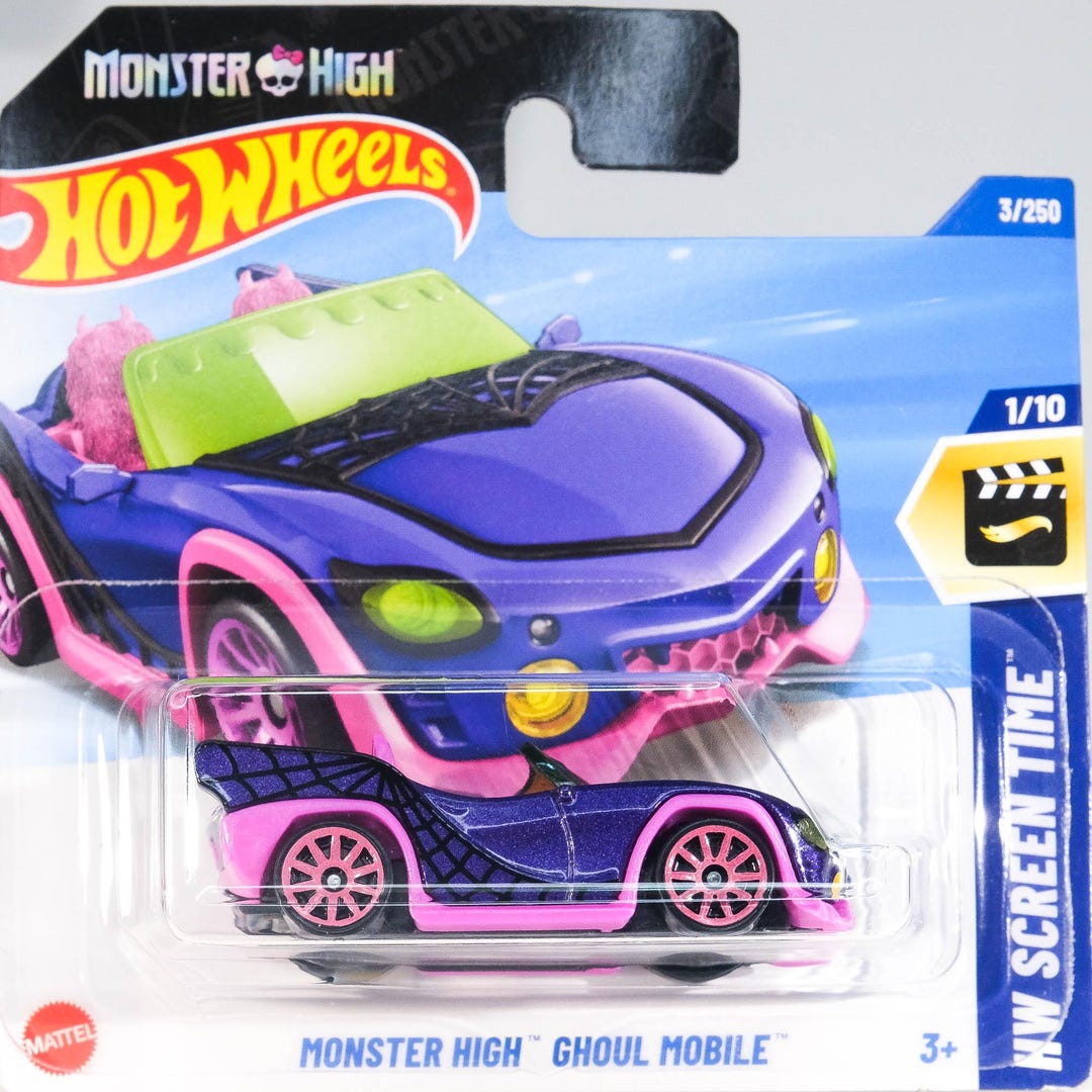 Hot Wheels Monster High Ghoul Mobile - Tempo De Tela HW - Etsy