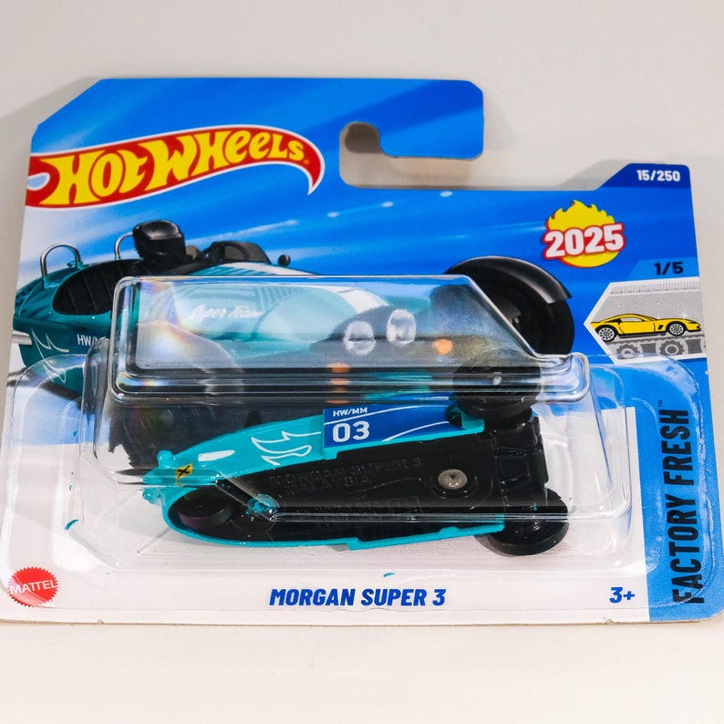 Hot Wheels Morgan Super 3 - Factory Fresh (primeira Edição) - Etsy