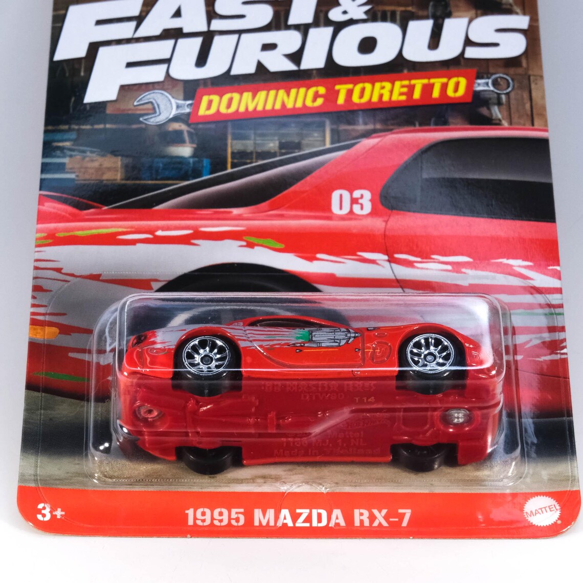 Hot Wheels Velozes E Furiosos 1995 Mazda RX-7: Série Dominic Toretto 1/ ...