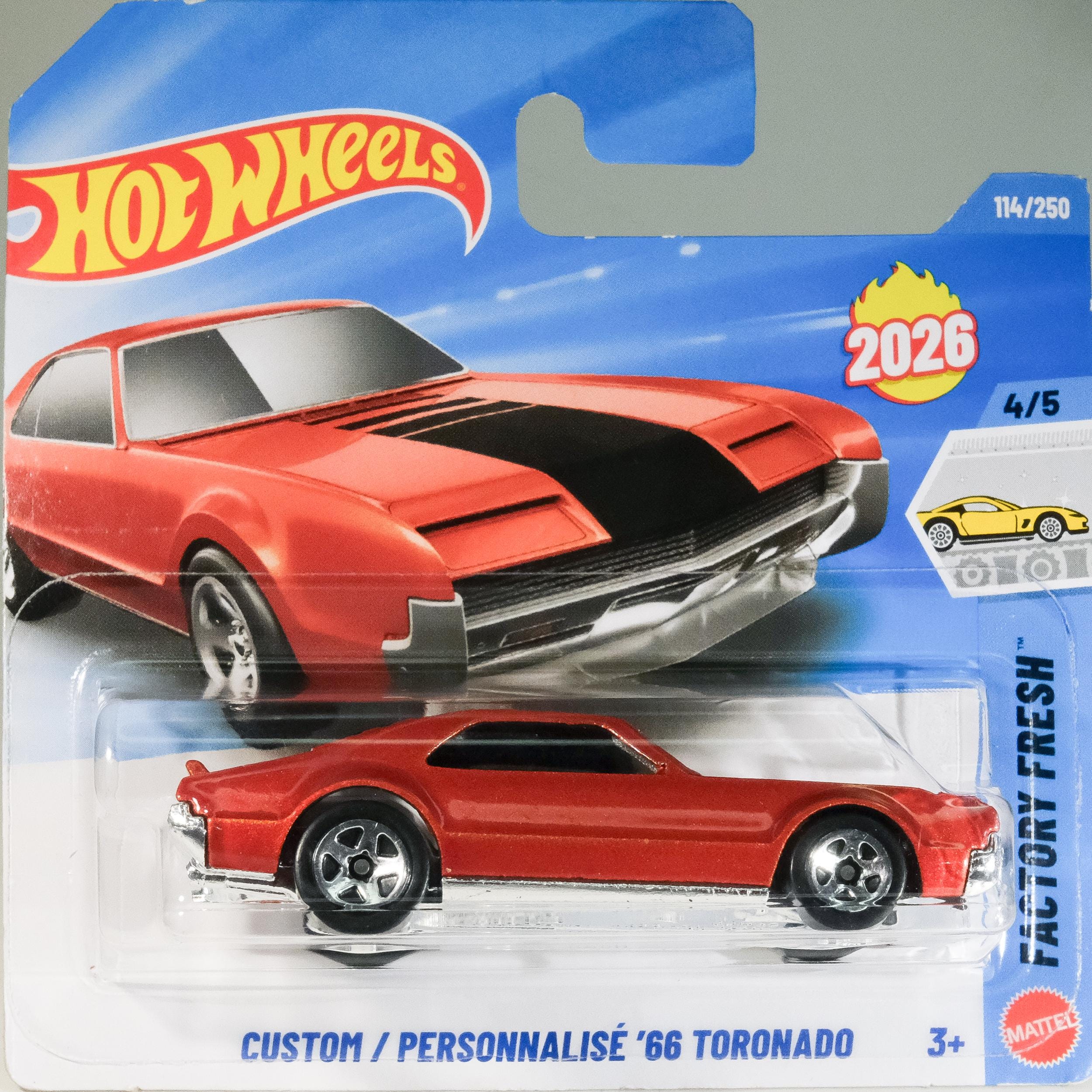 Hot Wheels Custom '66 Tornado - Factory Fresh (first Edition) - Etsy
