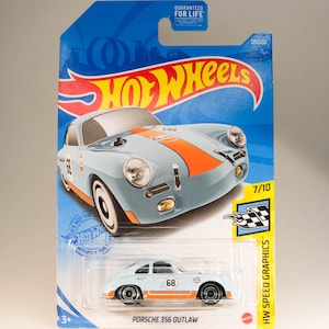 Hot Wheels Porsche 356 Outlaw gulf Livery HW Speed Graphics super Rare ...