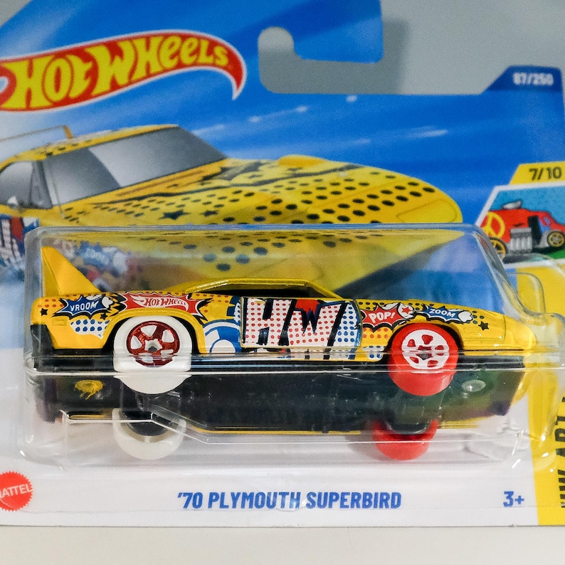 Hot Wheels '70 Plymouth Superbird - HW Art Cars - Etsy