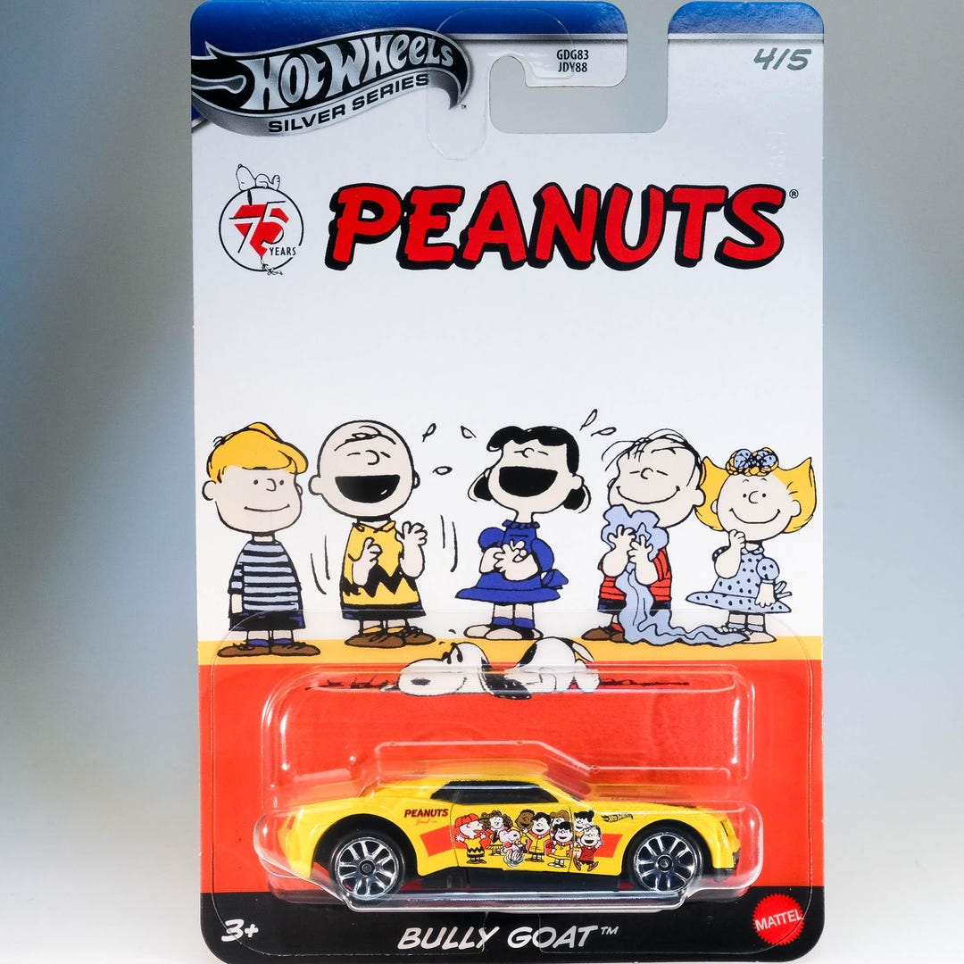 Hot Wheels Bully Goat - Peanuts 75 Years - Etsy
