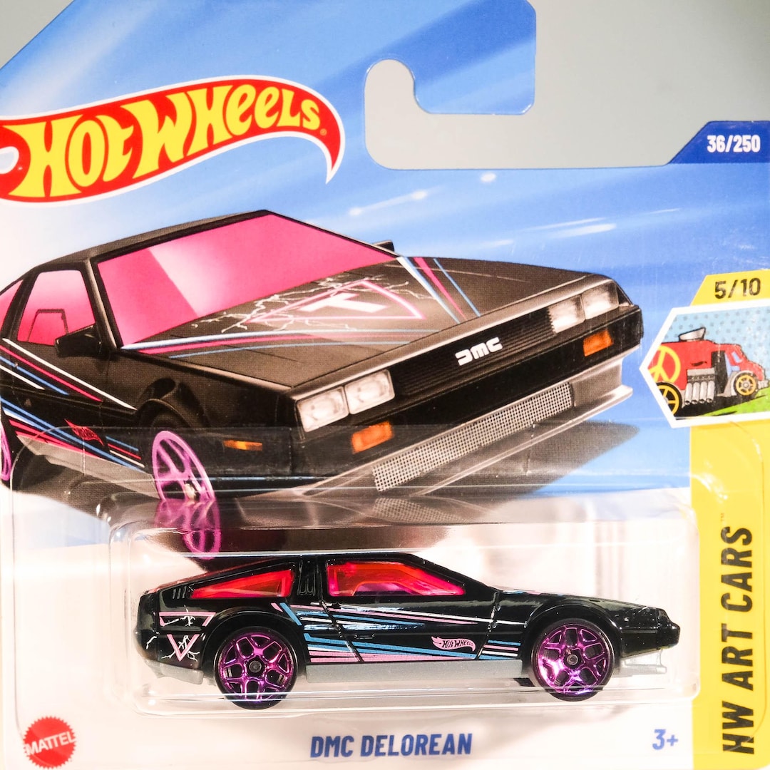 Hot Wheels DMC Delorean - HW Art Cars - Etsy