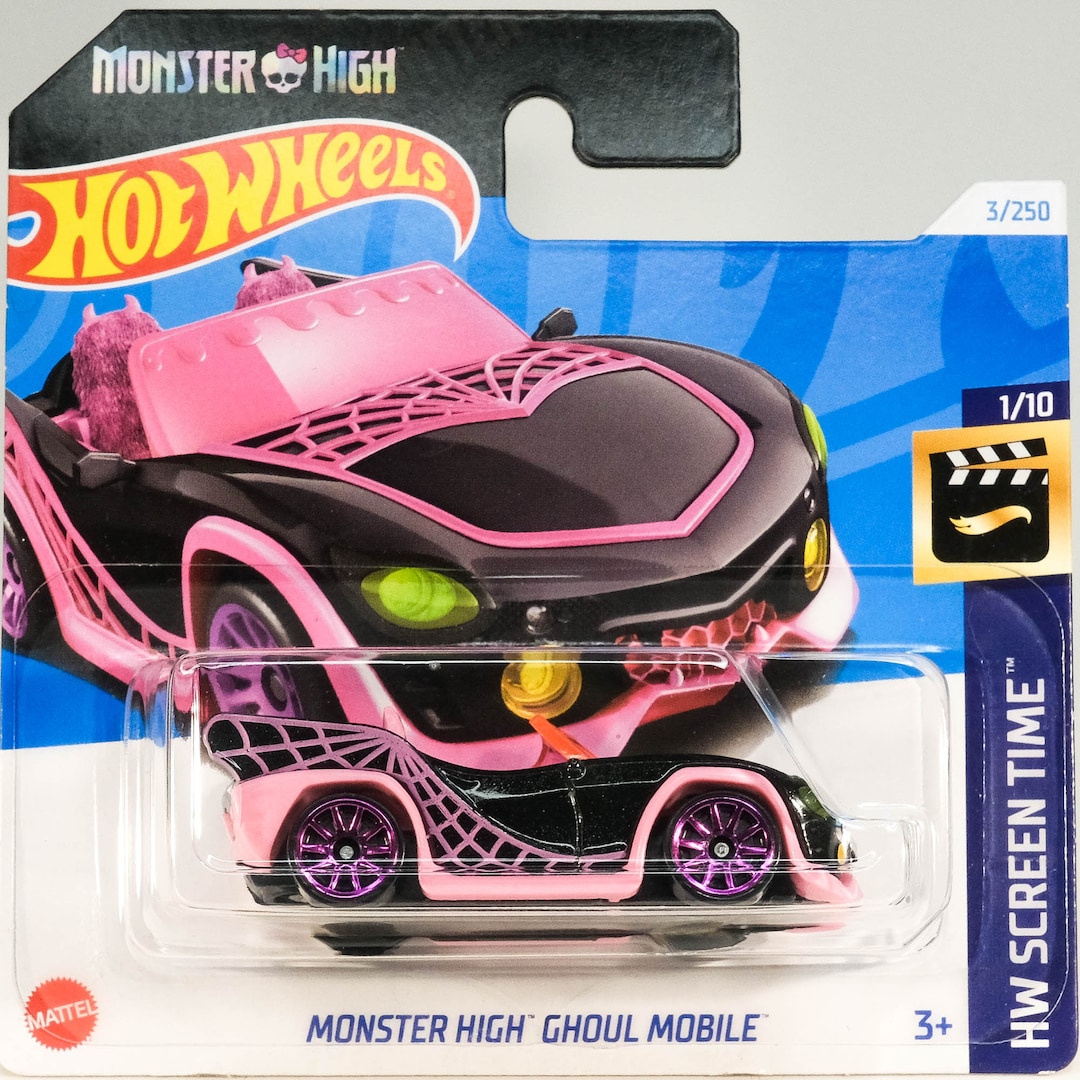 Hot Wheels Monster High Ghoul Mobile (B)- Frighteningly Fabulous ...