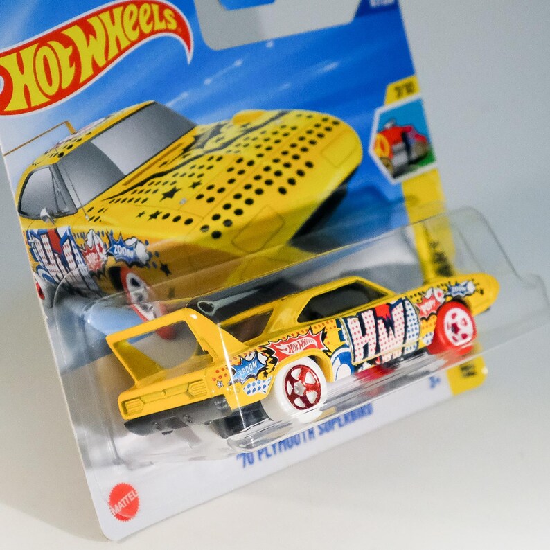 Hot Wheels '70 Plymouth Superbird - HW Art Cars - Etsy