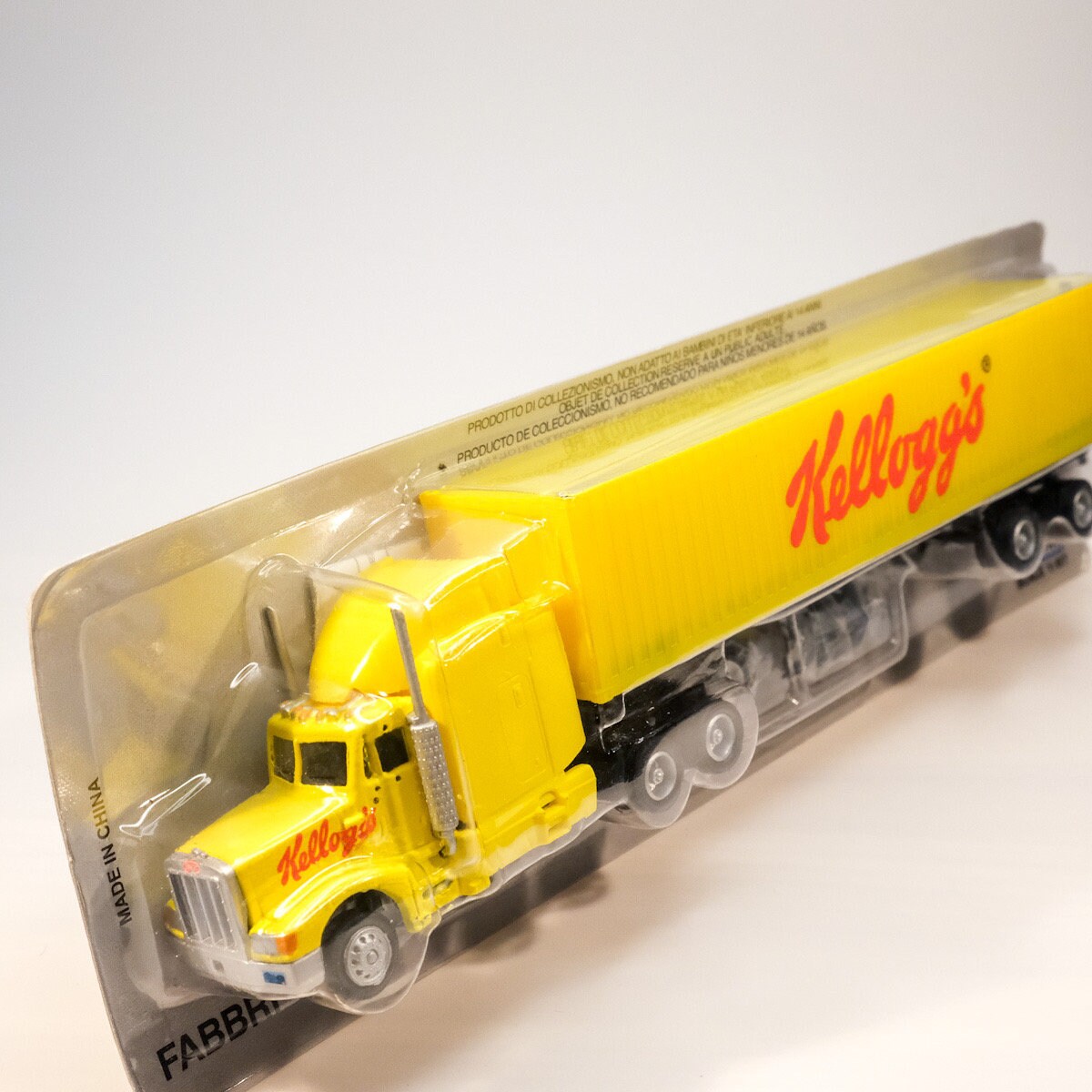 Vintage PETERBILT Truck Kelloggs Advertising Diecast Truck ITALERI 1:87 ...