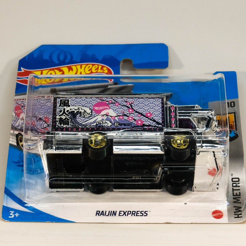 Hot Wheels Raijin Express HW Metro - Etsy México