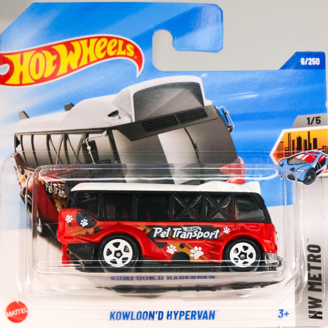 Hot Wheels Kowloon'd Hypervan (pet Transport) - HW Metro - Etsy