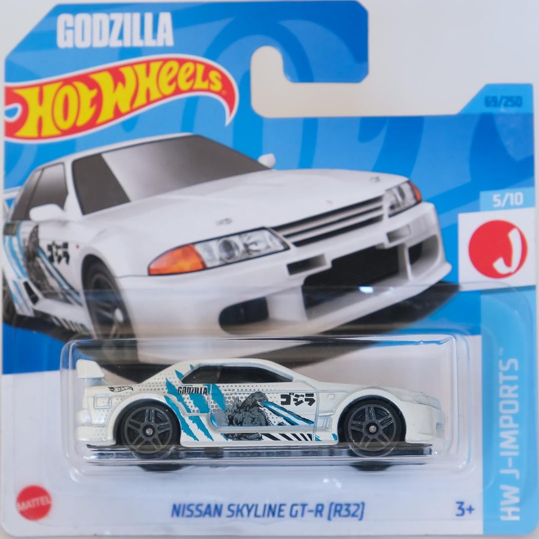Hot Wheels Nissan Skyline GT-R (R32) - Edição Godzilla - Etsy