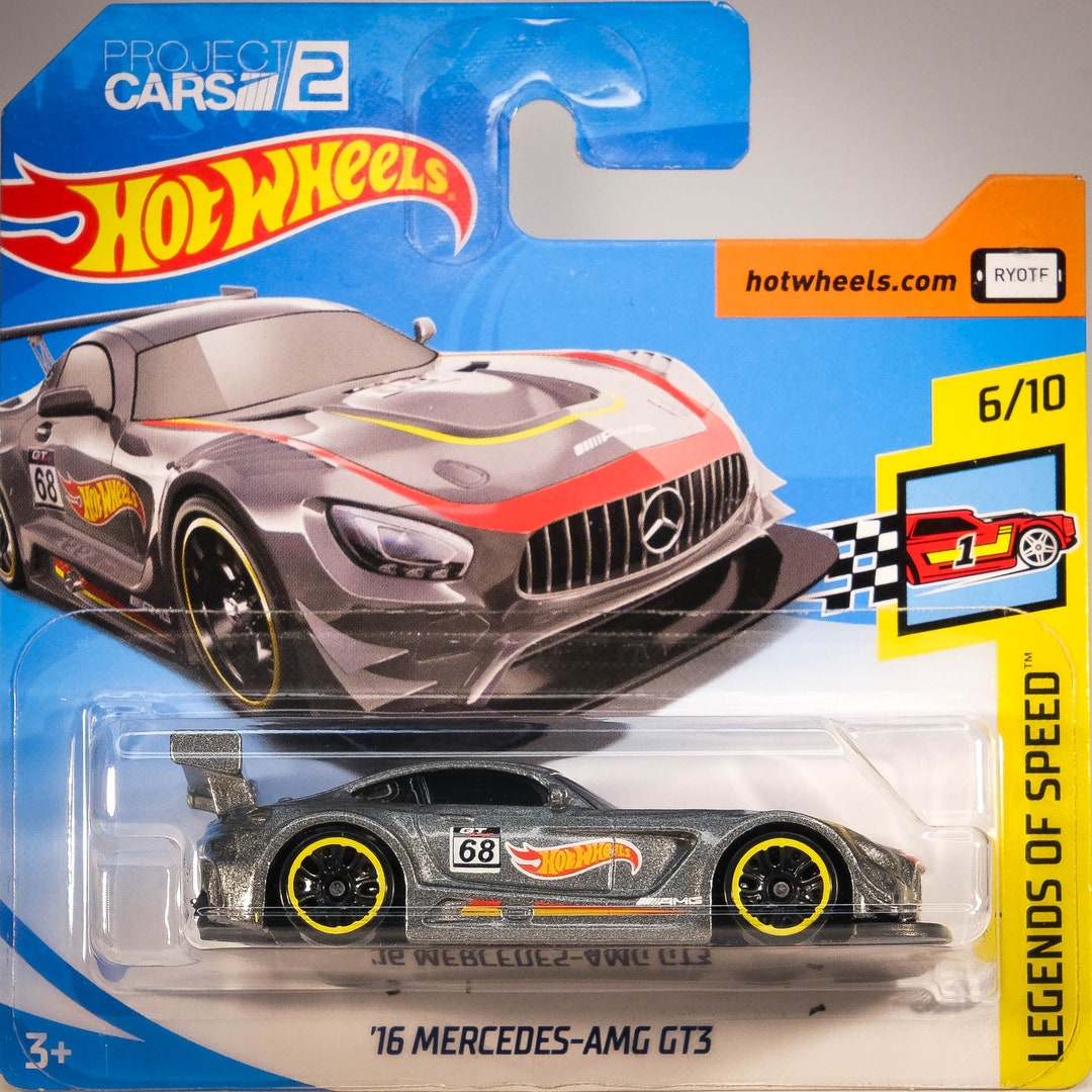 Hot Wheels '16 Mercedes-amg GT3 Legends of Speed - Etsy