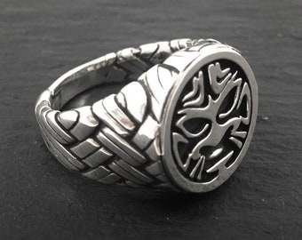 Maori Silver Ring - Etsy