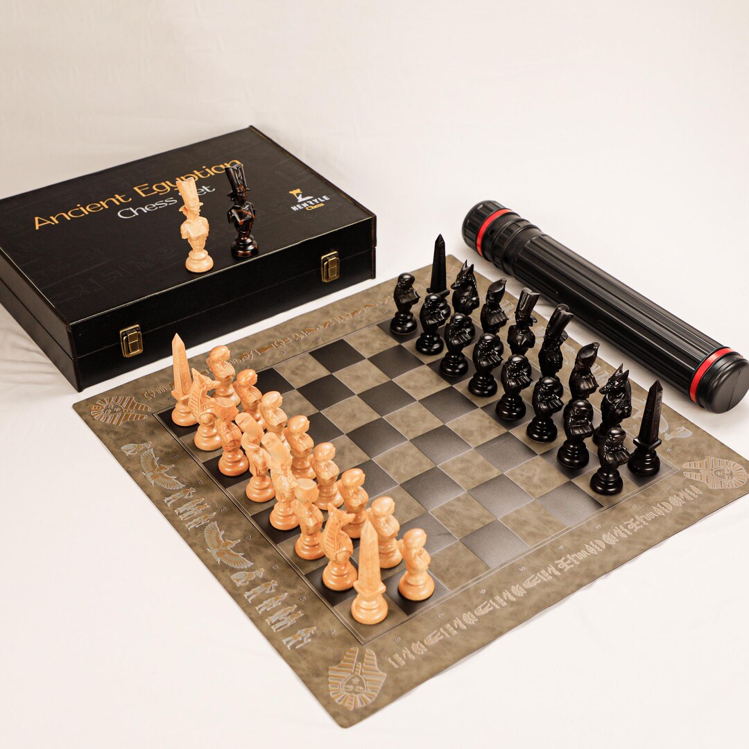 Luxury of Egyptian Chess Set – Henry Le’s Signature - Etsy