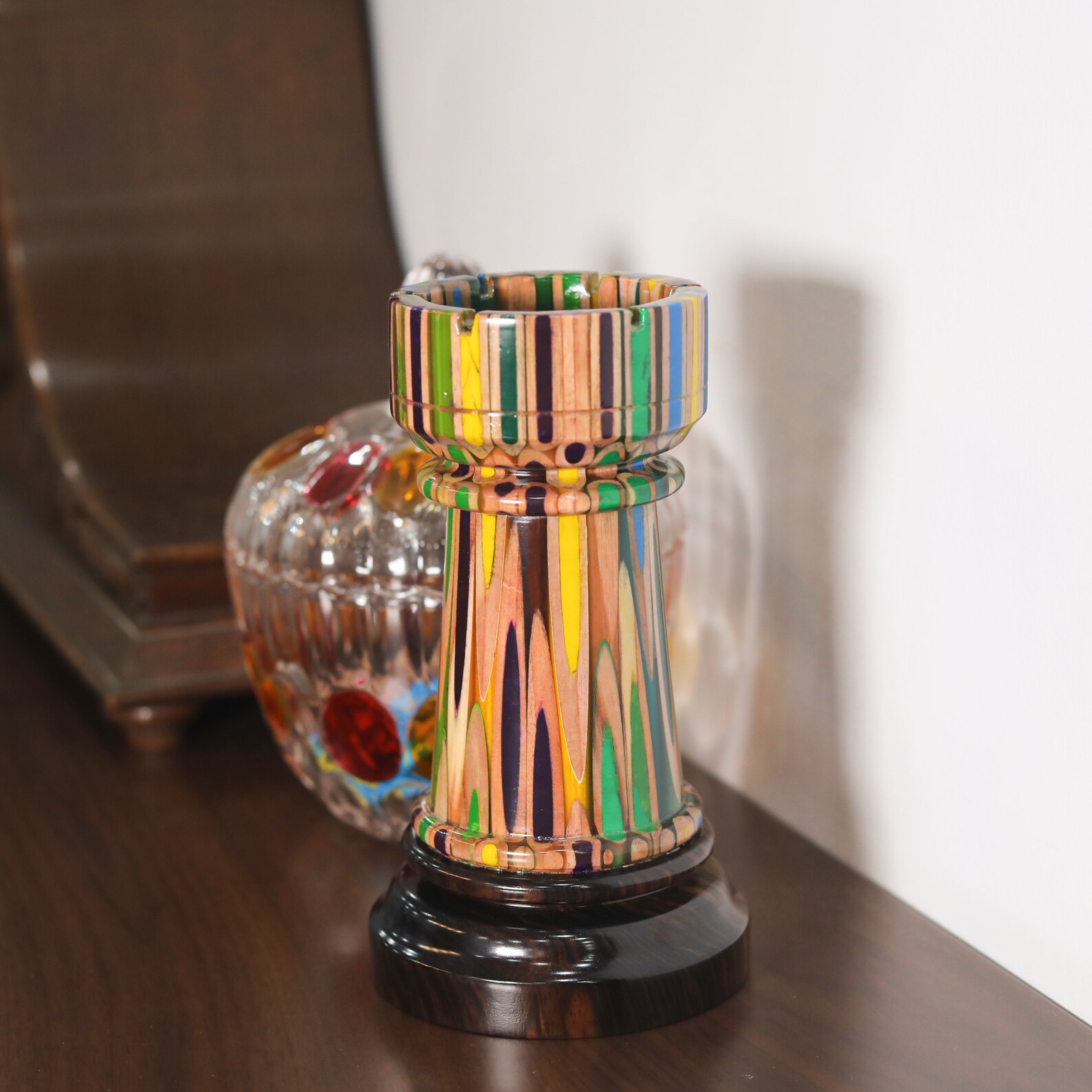 Giant Deluxe Chess Piece the Rook Blended of Wood Resin and - Etsy