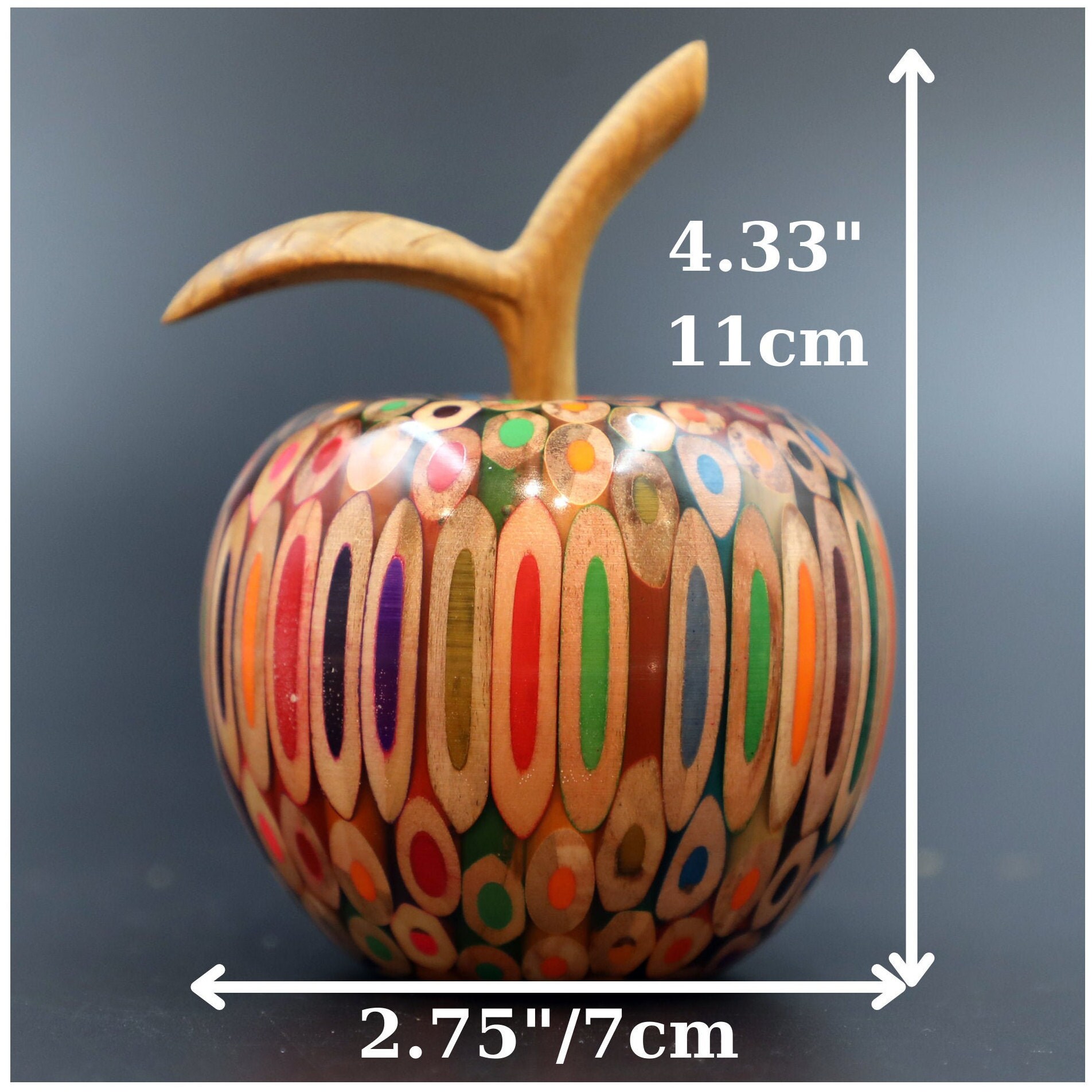 Handmade Apple Decor and Ornament Resin Art Fruit Decor | Etsy