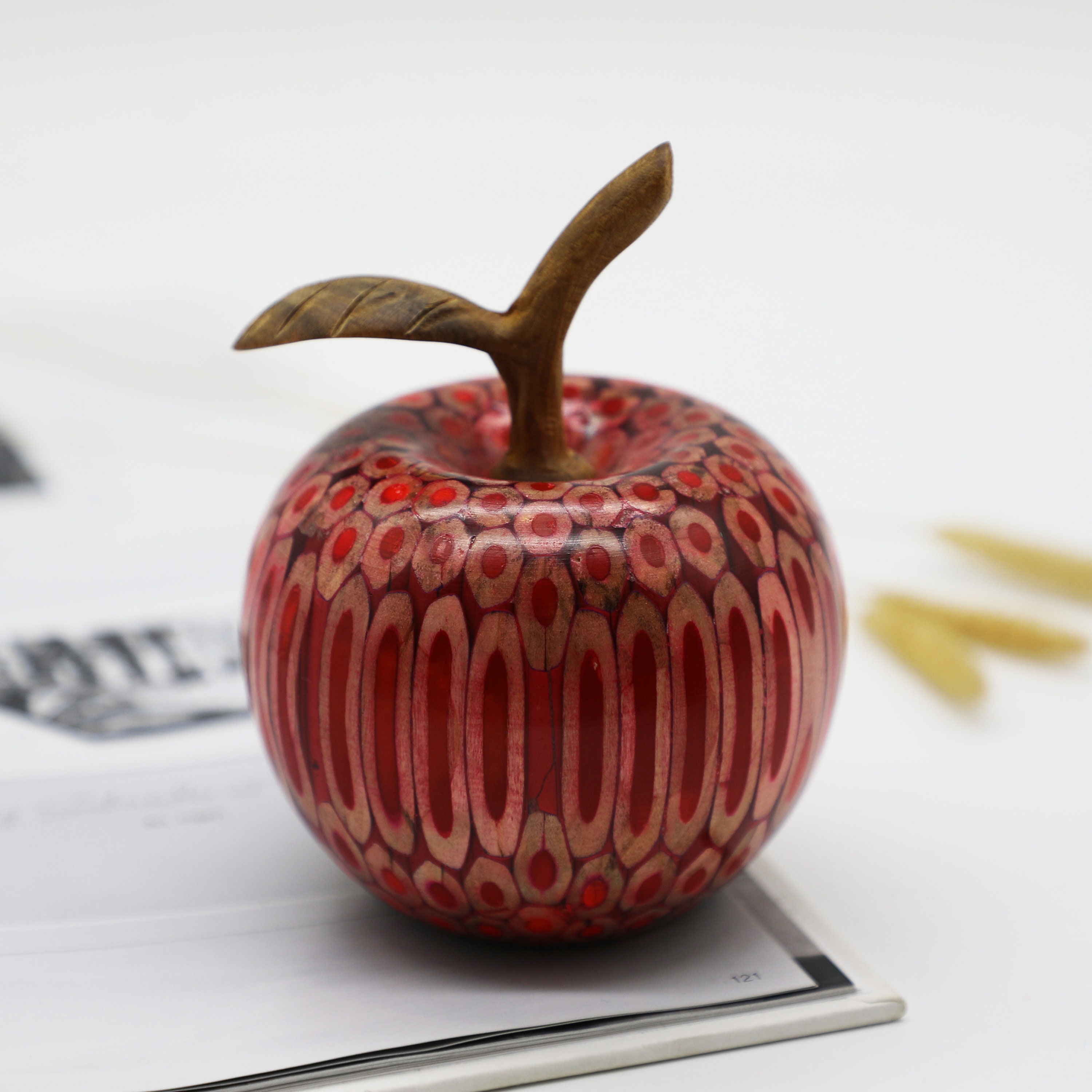 Handmade Apple Decor and Ornament Resin Art Fruit Decor | Etsy