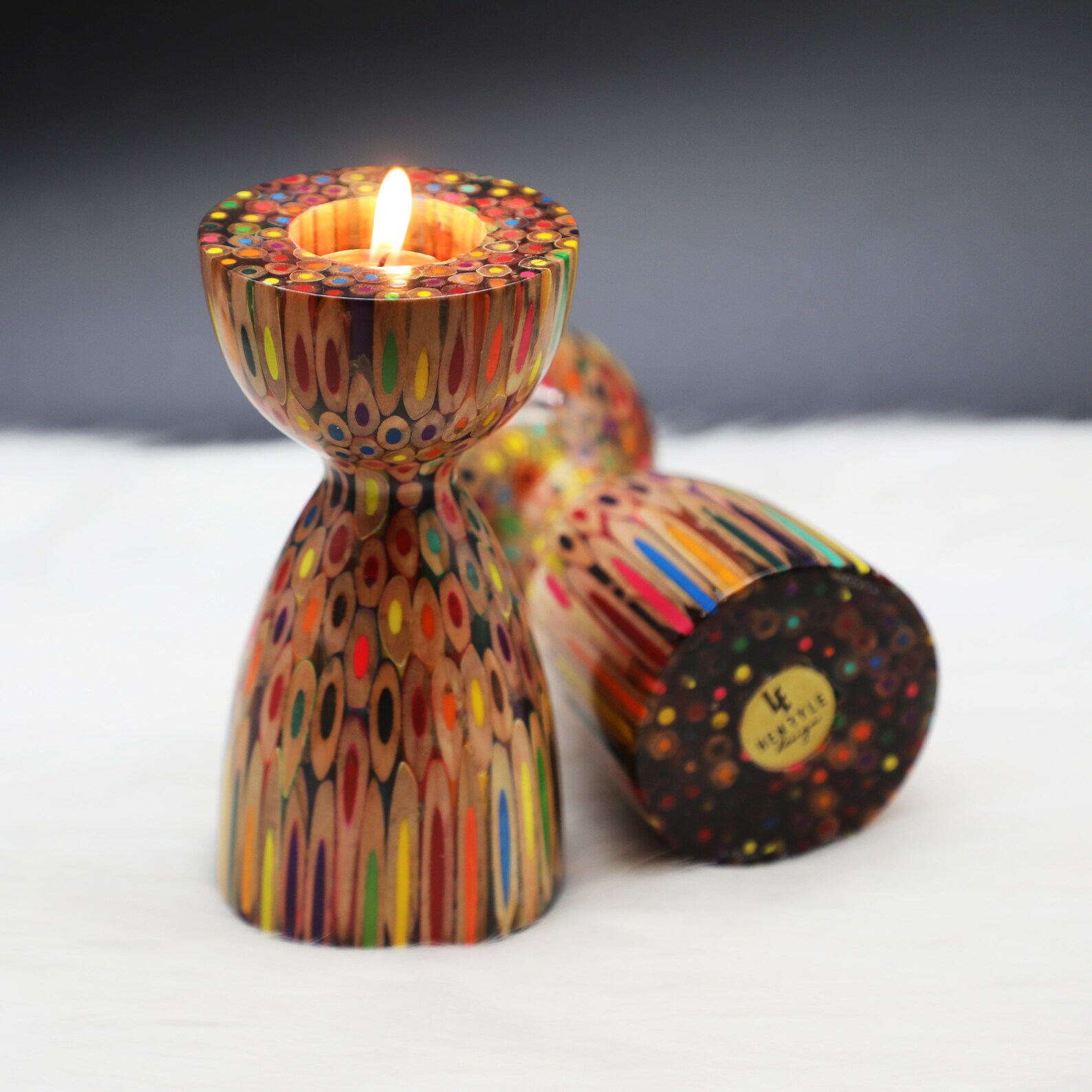 Queen Unique Tealight and Pillar Candle Holder Handmade - Etsy