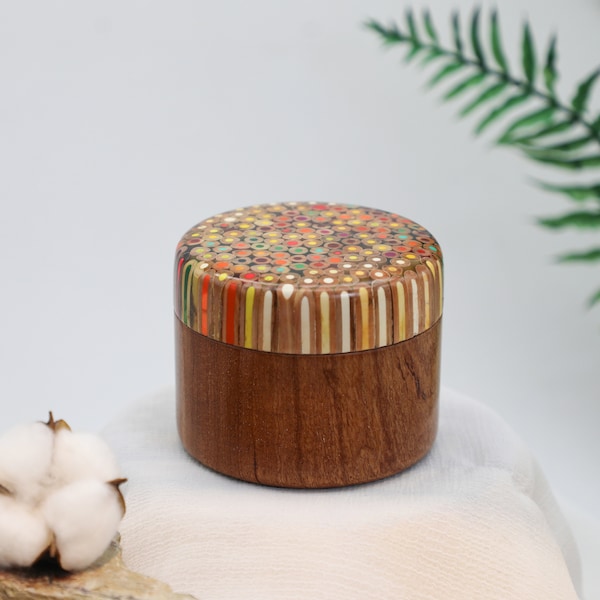 Round Wood Box - Etsy